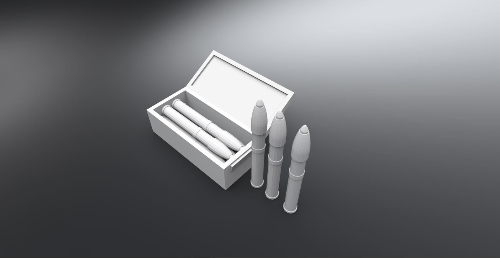 105mm Artillery Shell 3D model 3D printable | CGTrader