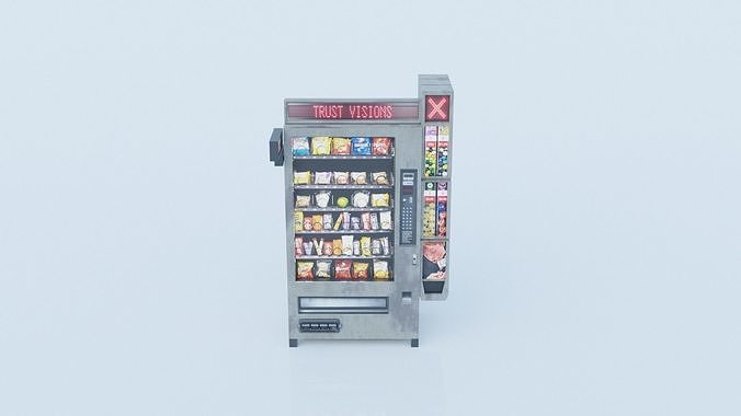 Food vending machine 3D model | CGTrader