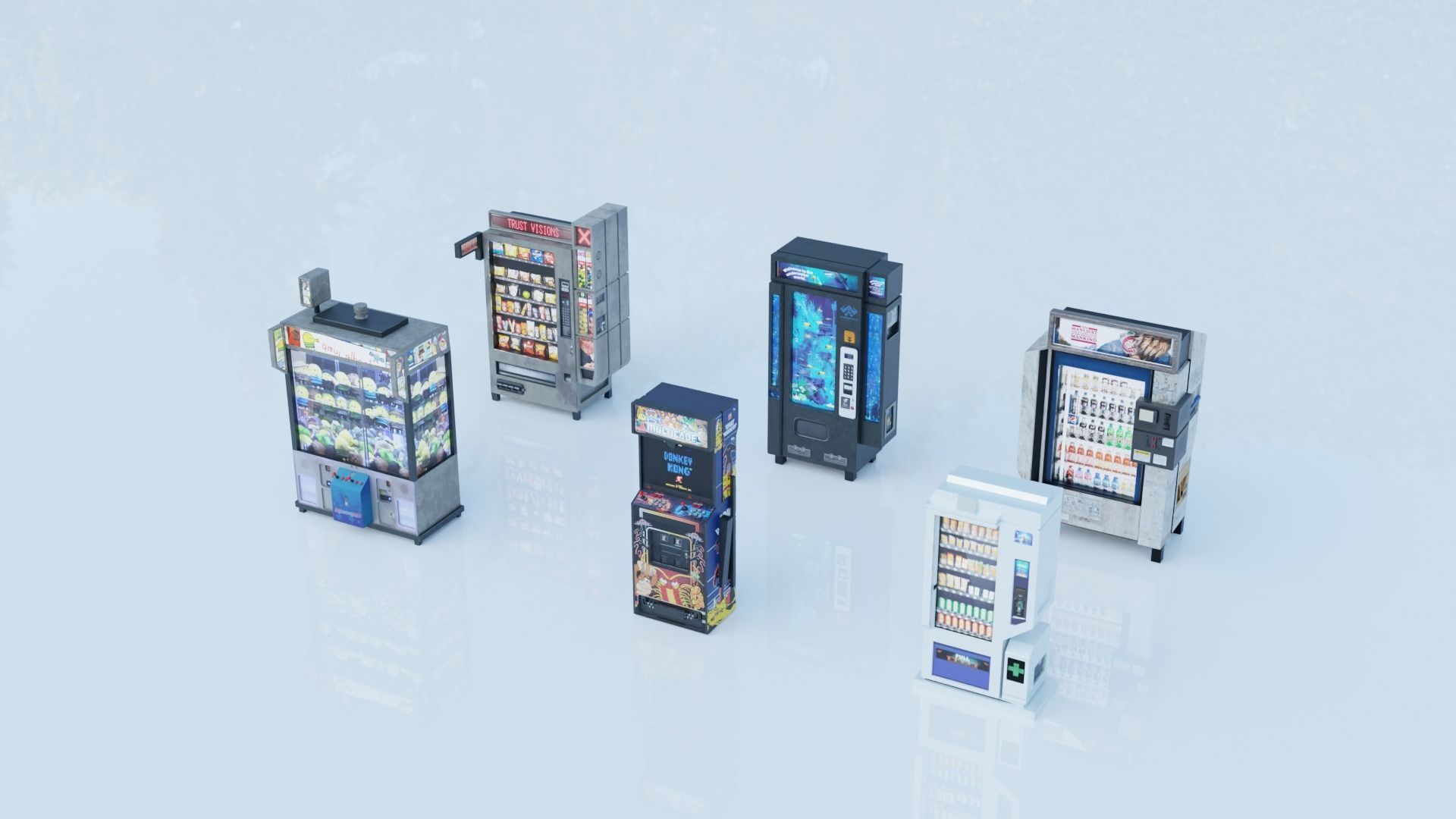 Sci-fi Vending Machine 3D model | CGTrader