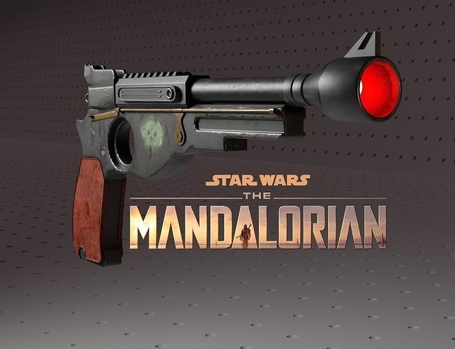 Mandalorain - Mando Blaster 3D model | CGTrader