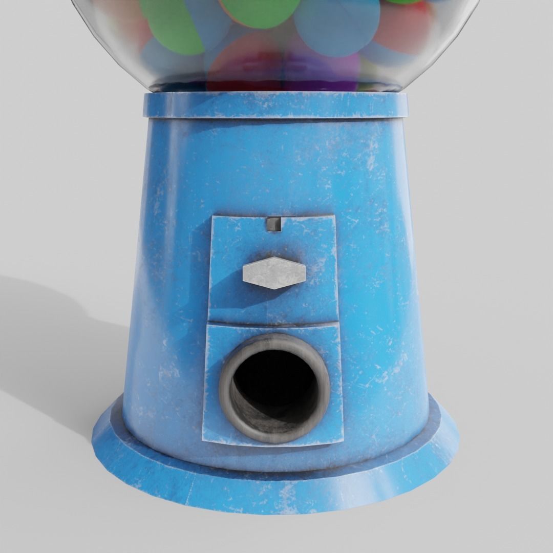 Gumball - Toy vending machine 3D model | CGTrader