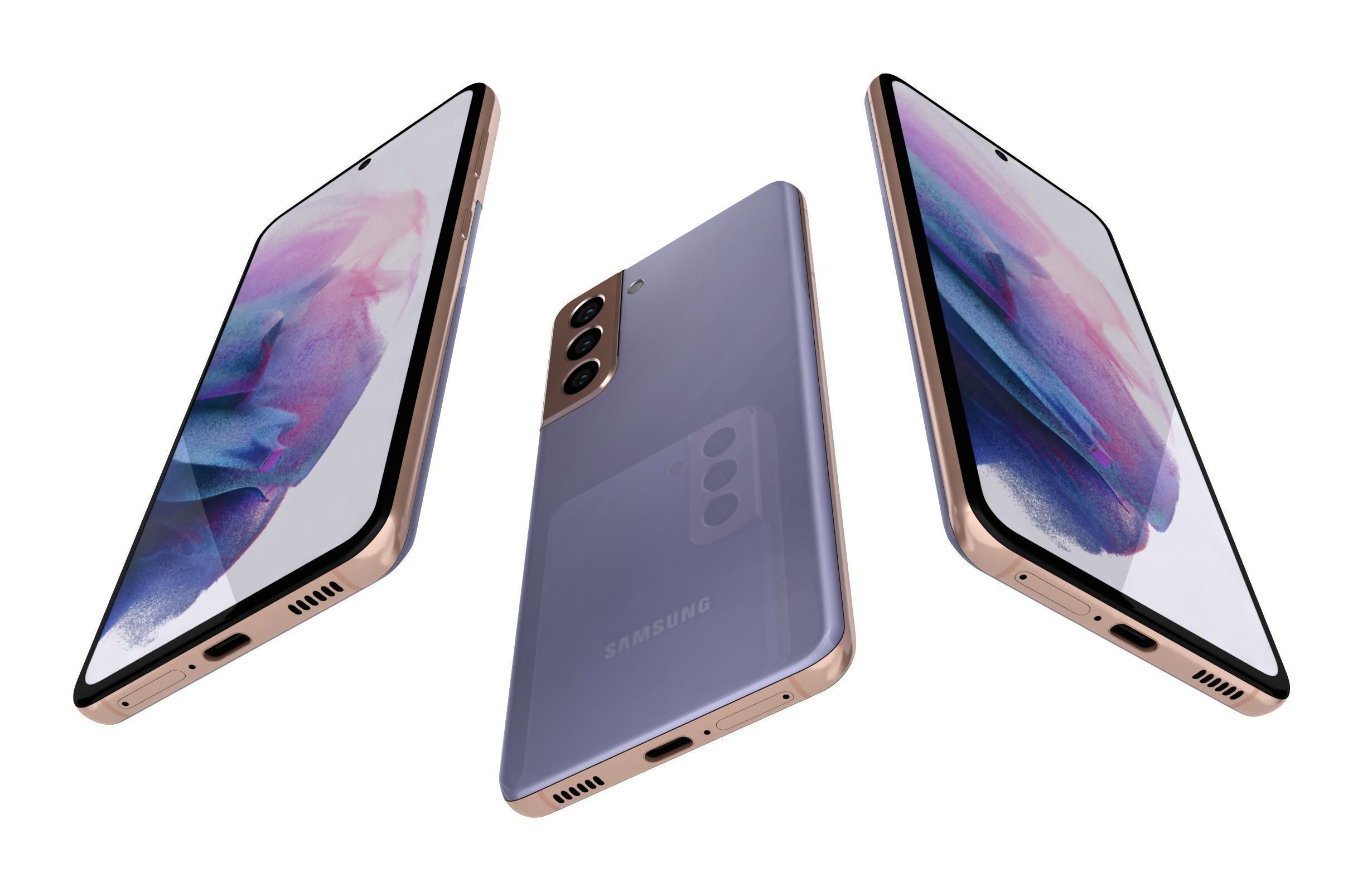 Samsung Galaxy S21 Plus 5G Phantom Violet 3D model | CGTrader