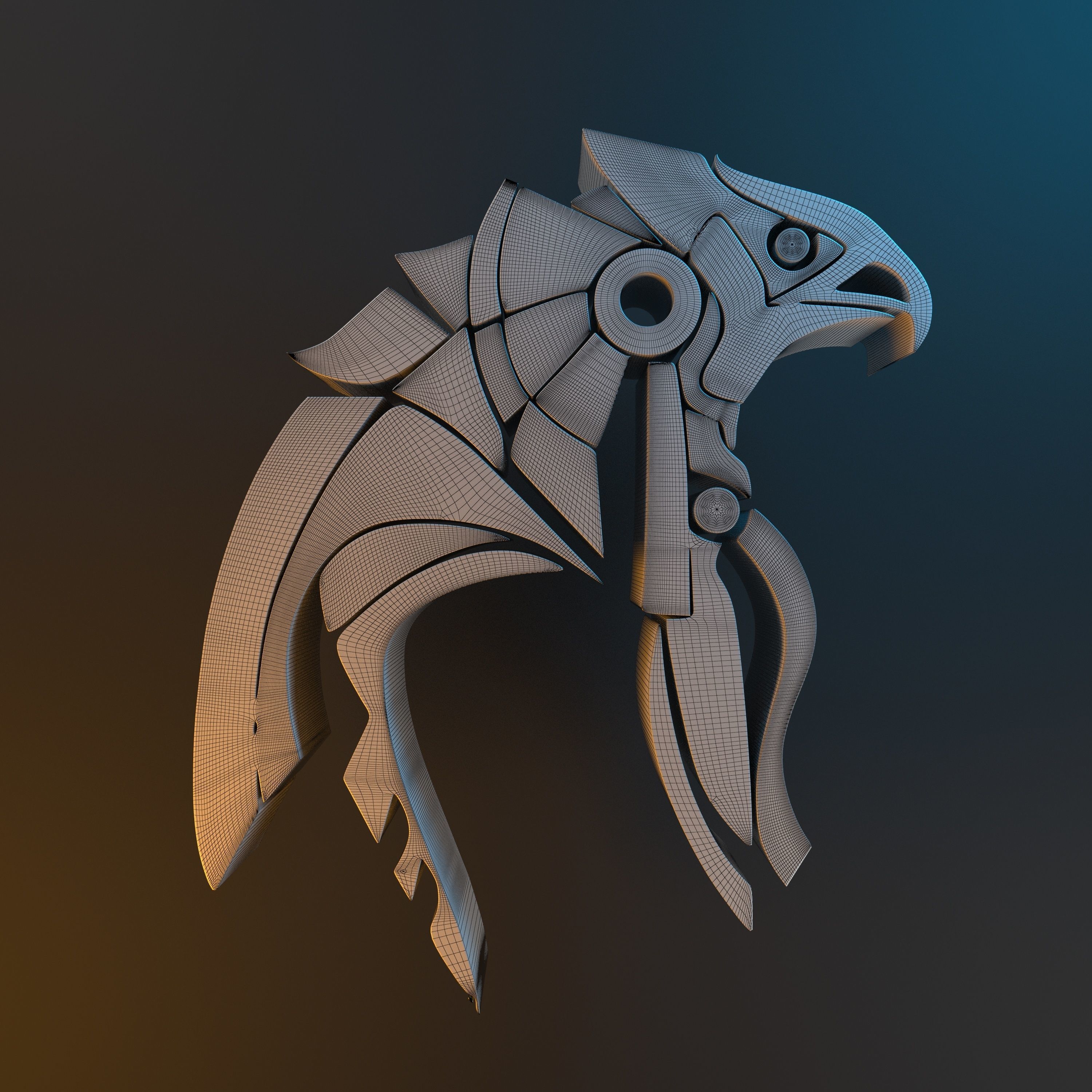 God Ra 3D model | CGTrader