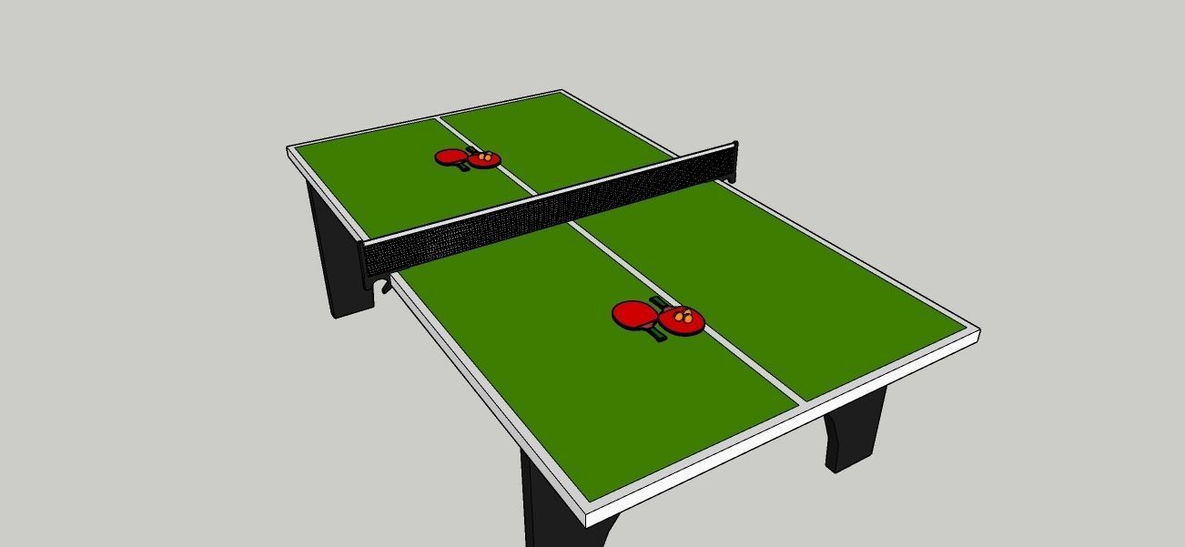 table tennis 3D model | CGTrader