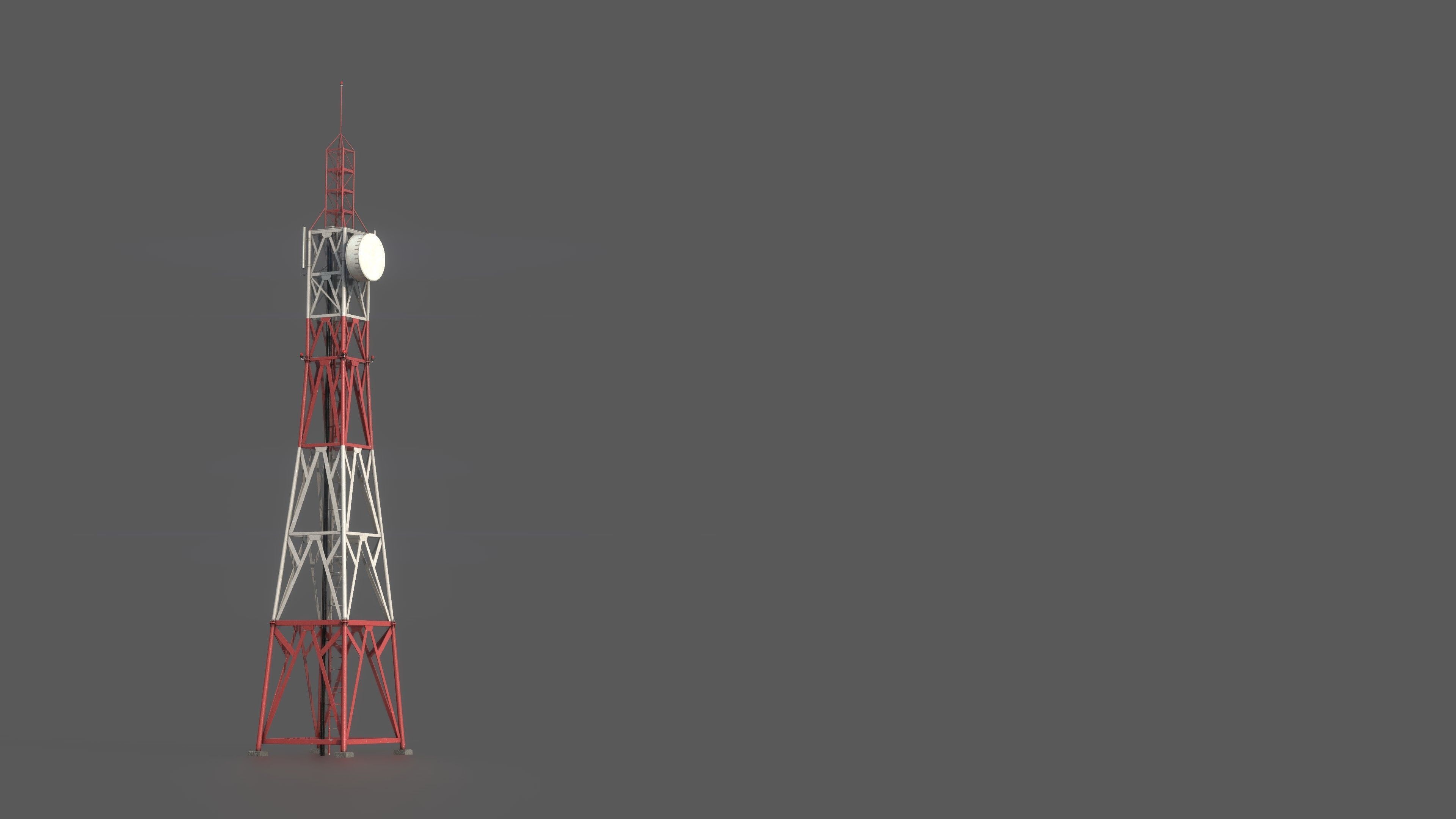 3D model Radio Tower VR / AR / low-poly | CGTrader