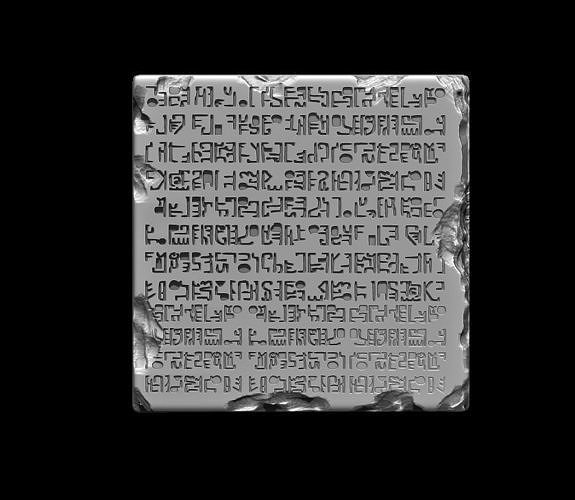 Poneglyph One Piece 3D model 3D printable | CGTrader