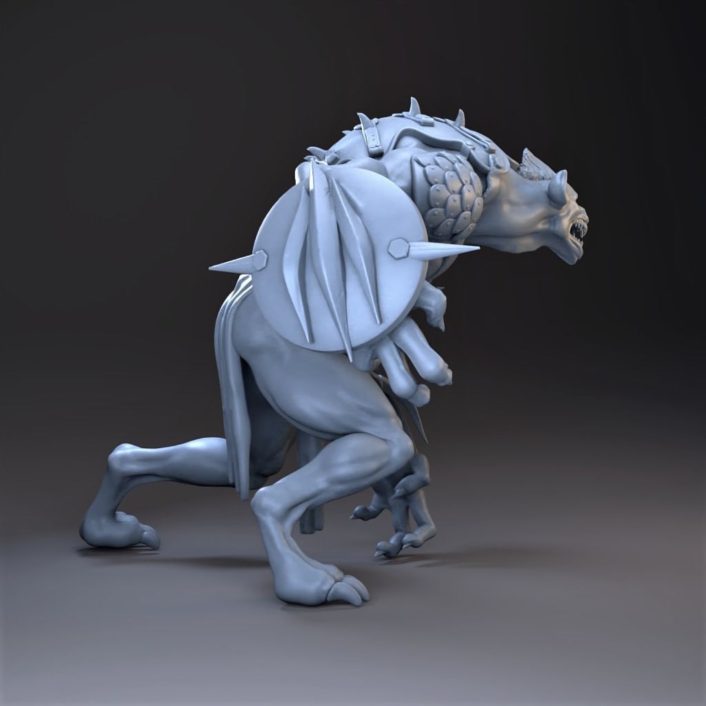 Gnoll 3d model in STL format for 3D printing 3D model 3D printable ...