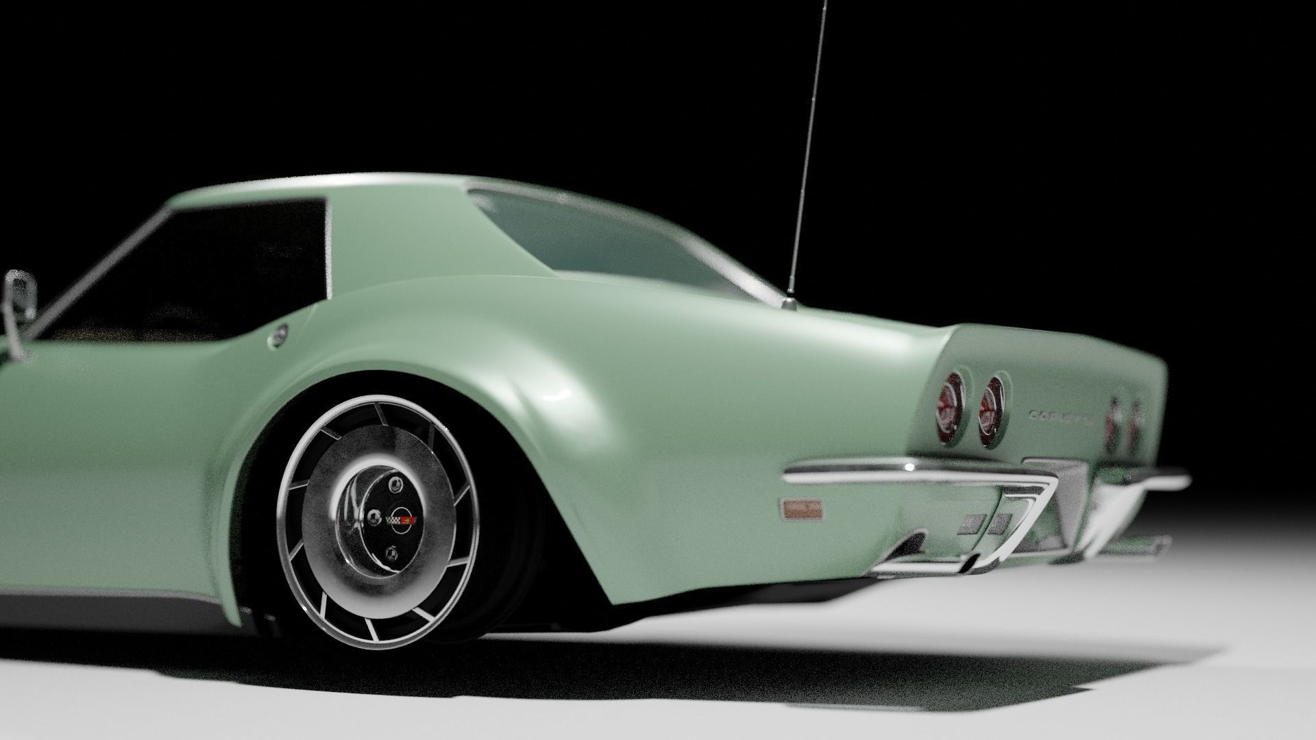 Chevrolet Corvette C4 OEM Rims 3D model | CGTrader