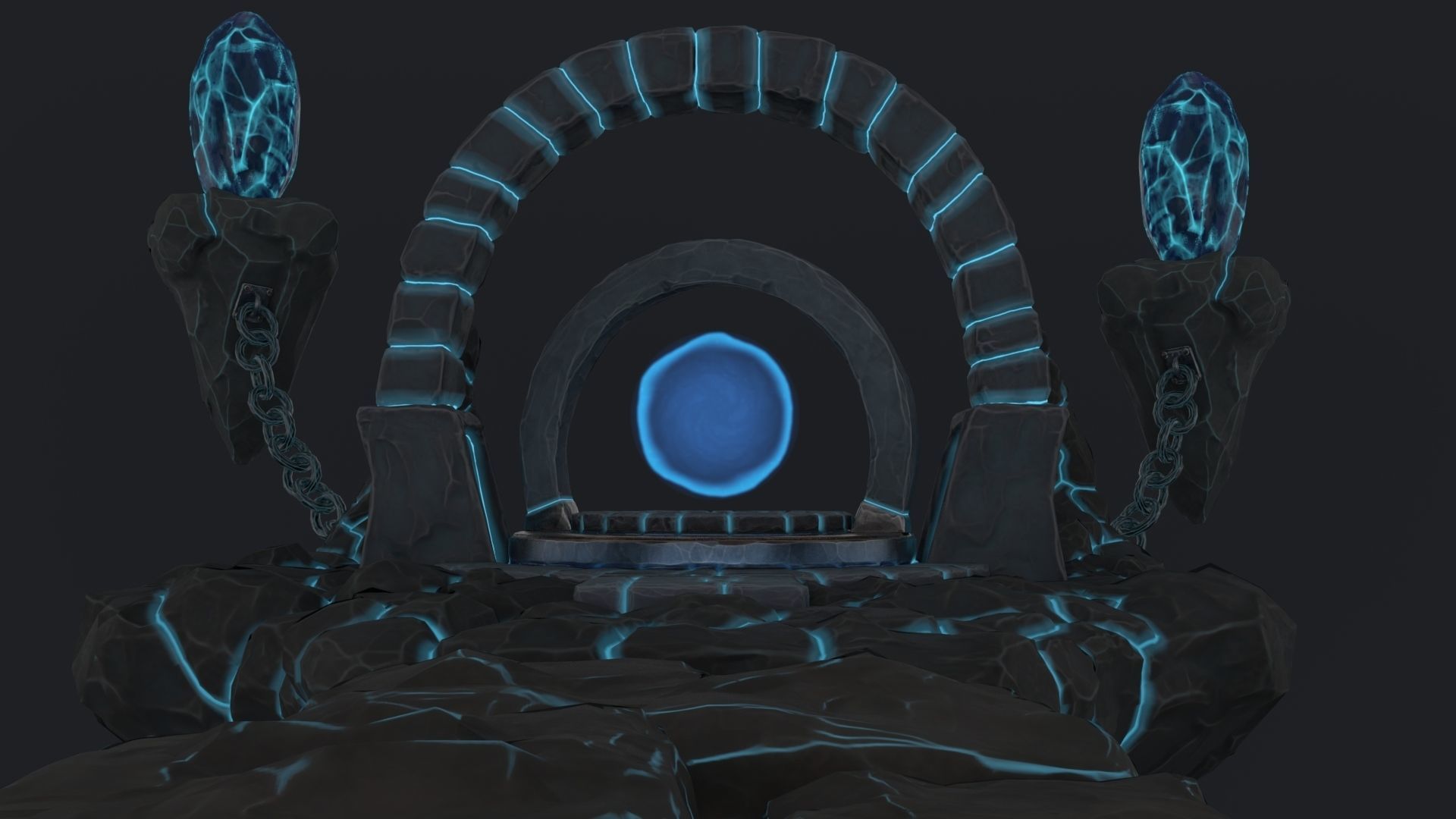 3D model Stylized Altar VR / AR / low-poly | CGTrader