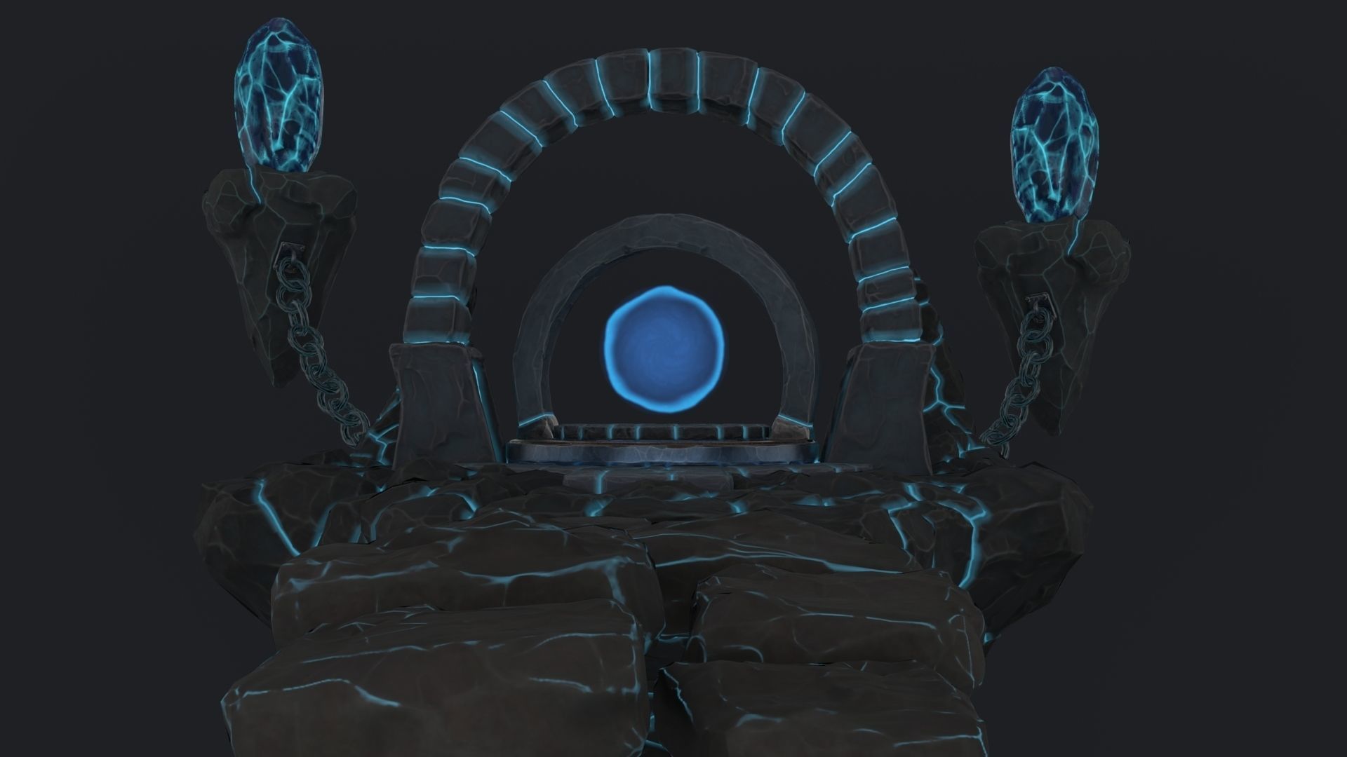 3D model Stylized Altar VR / AR / low-poly | CGTrader