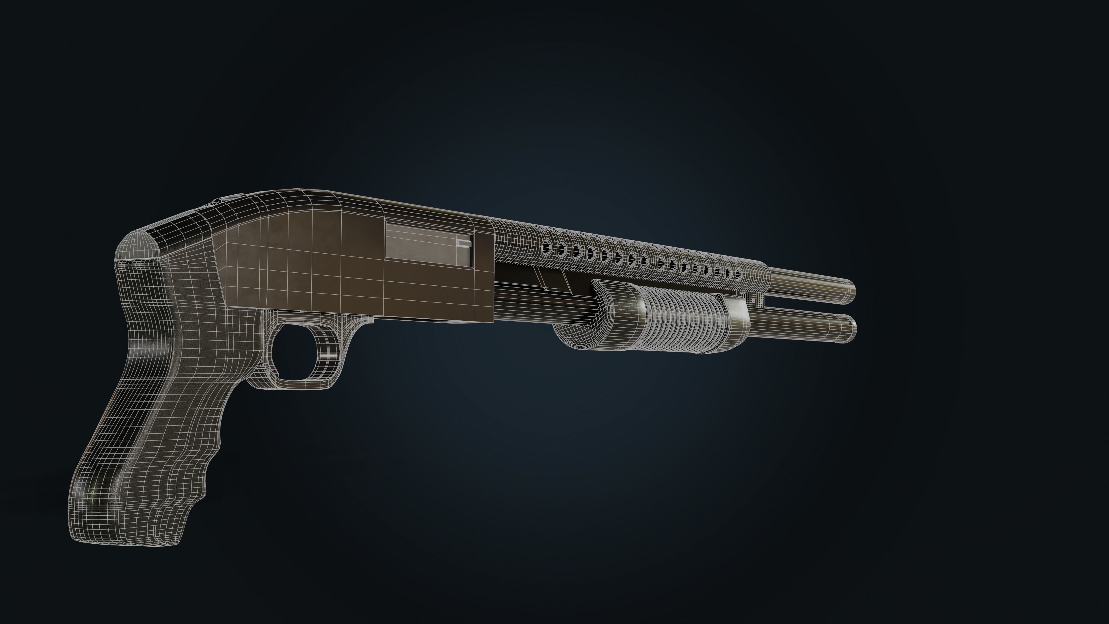 Mossberg 500 Shotgun 3D model | CGTrader