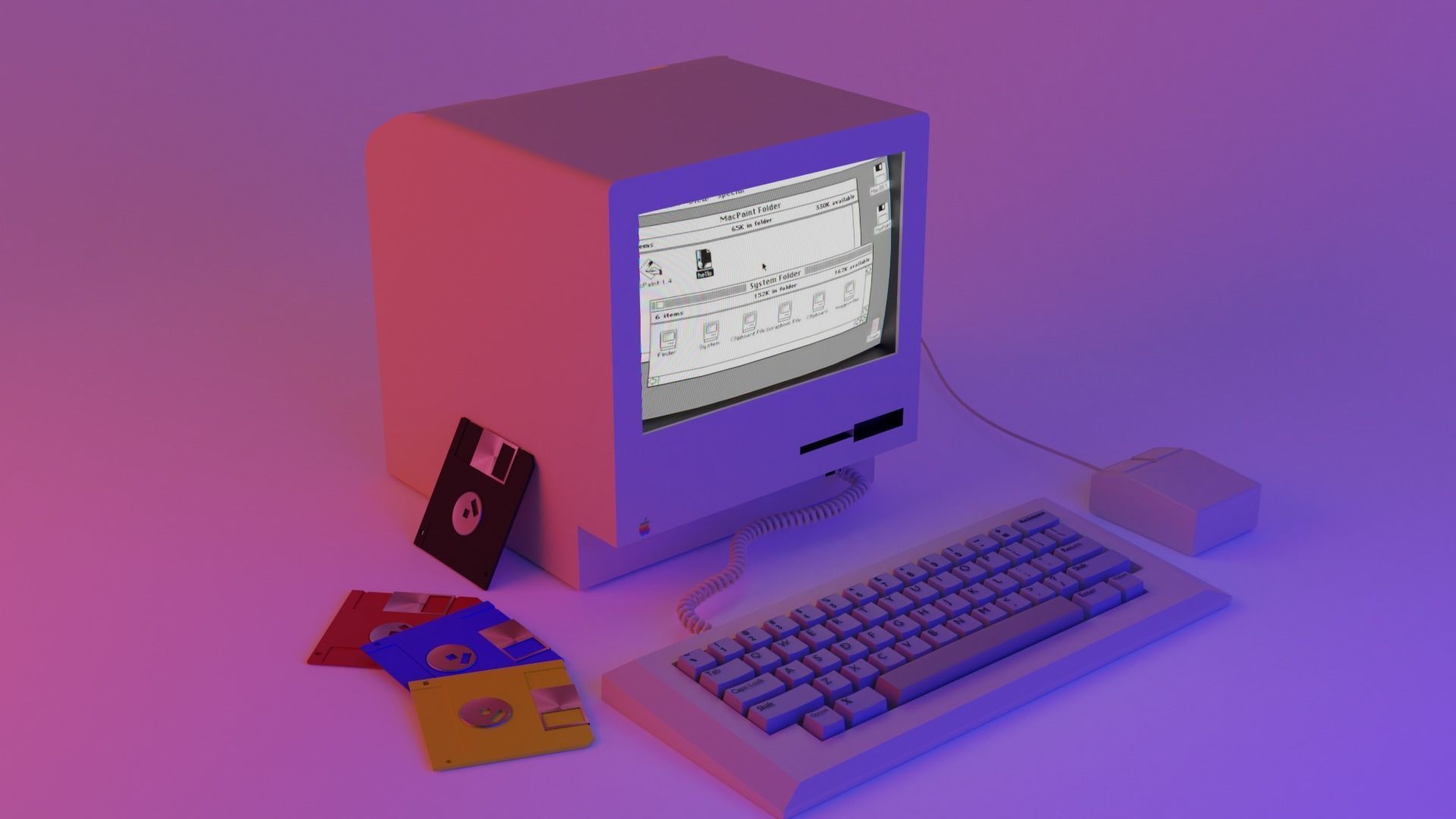 Macintosh free 3D model | CGTrader