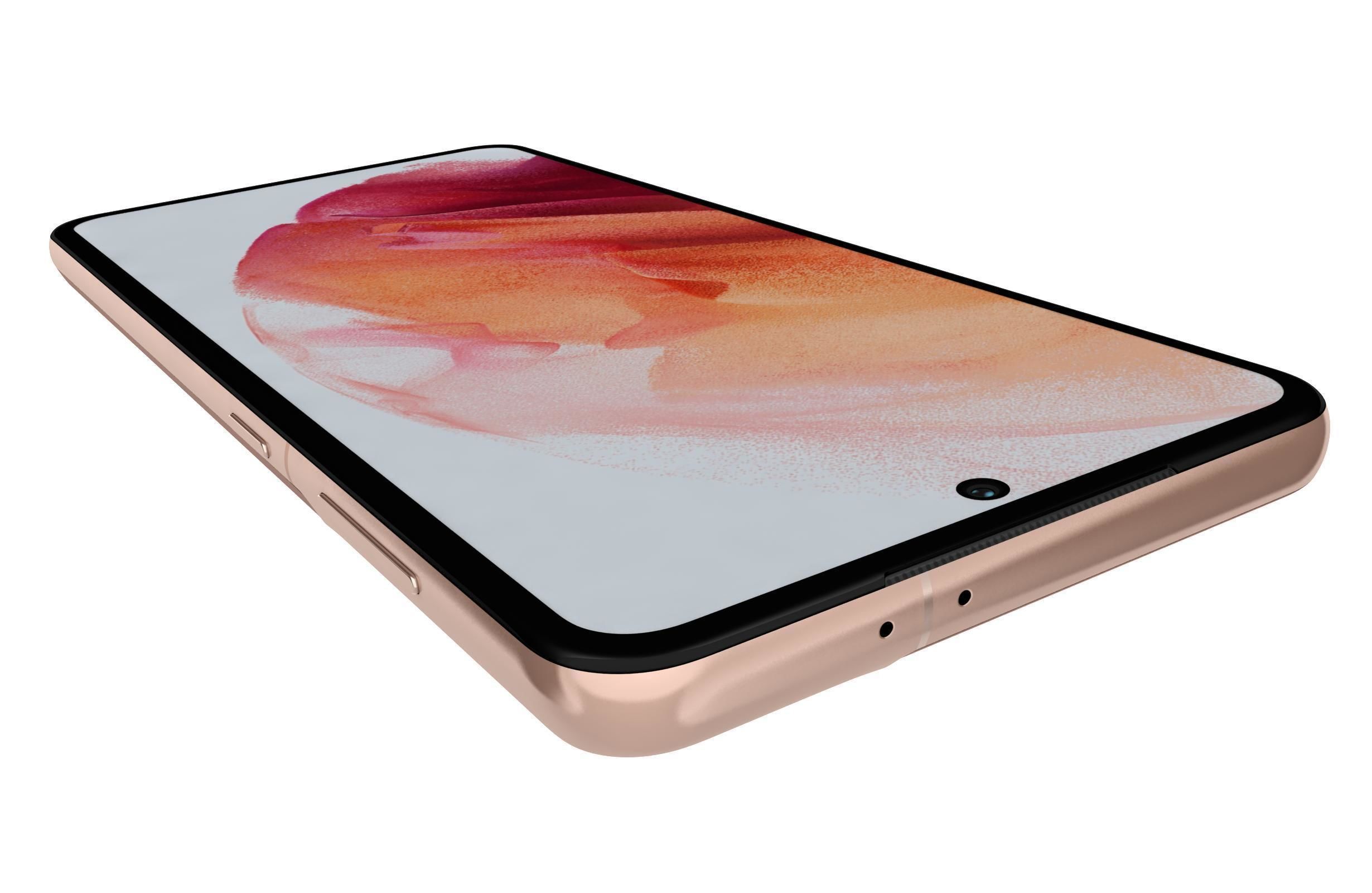 Samsung Galaxy S21 Plus 5G Phantom Gold 3D model | CGTrader