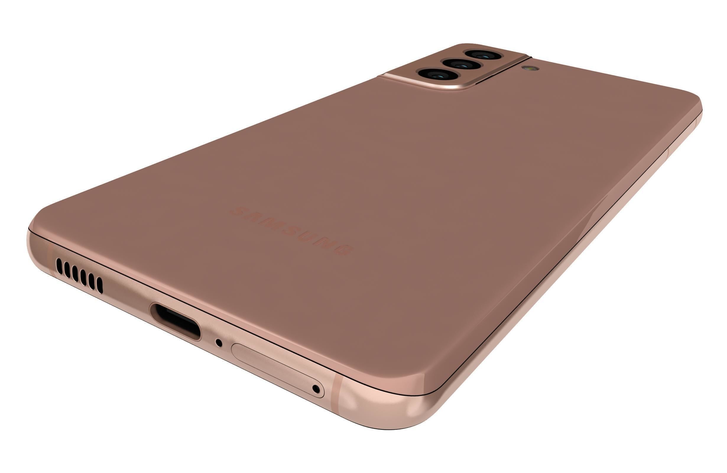 Samsung Galaxy S21 Plus 5G Phantom Gold 3D model | CGTrader