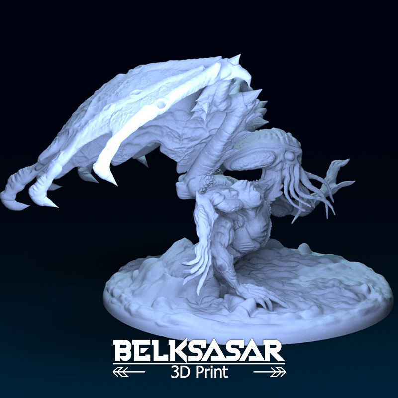 Cthulhu Rising in Dynamic pose 3D model 3D printable | CGTrader