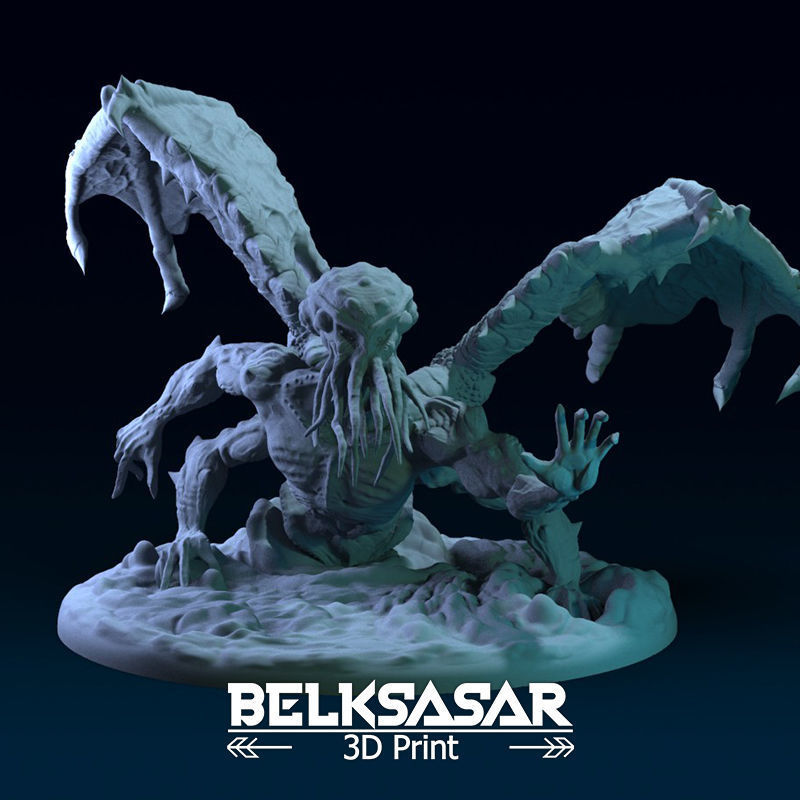 Cthulhu Rising in Dynamic pose 3D model 3D printable | CGTrader
