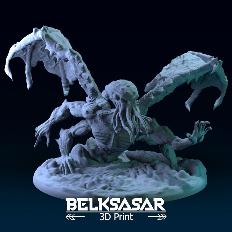 Cthulhu Rising in Dynamic pose 3D model 3D printable | CGTrader