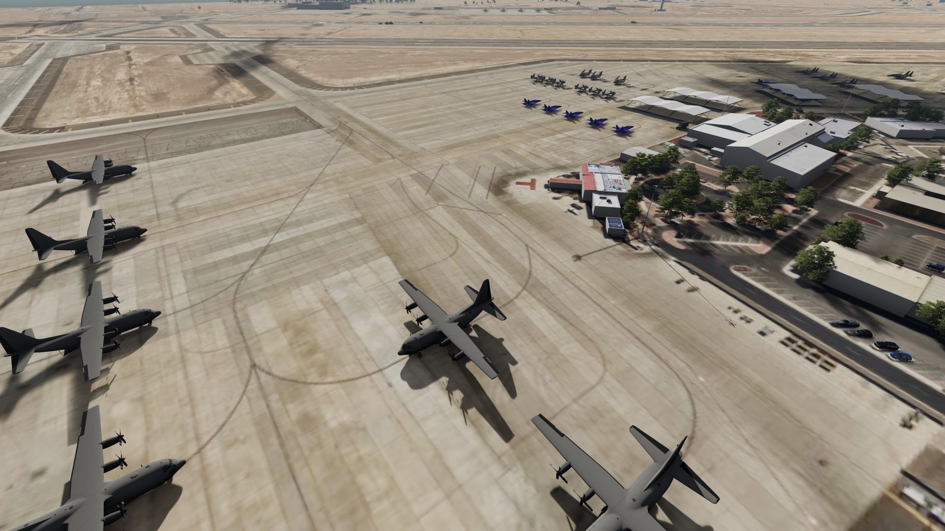 Nellis Air Force Base 3D model | CGTrader