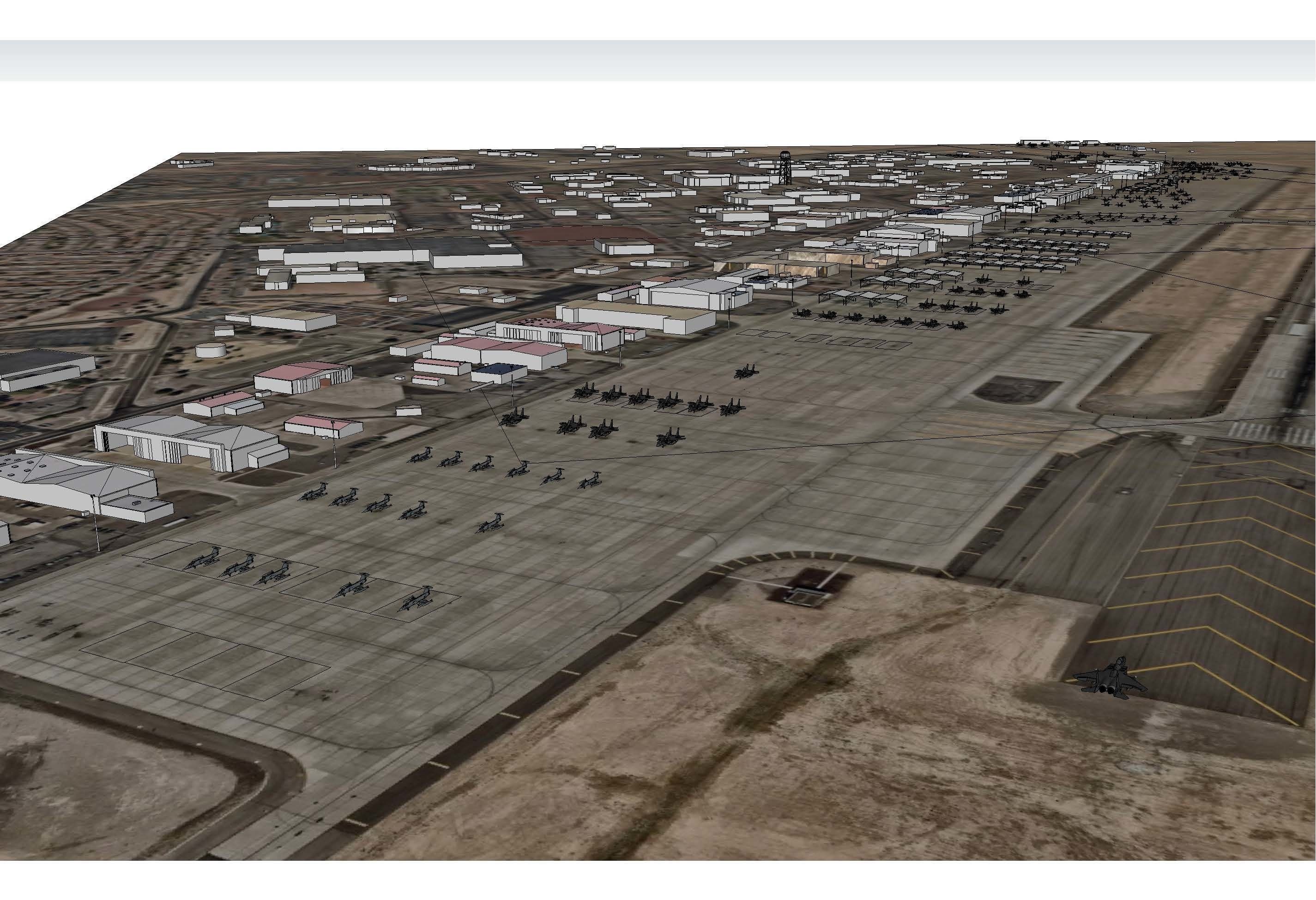 Nellis Air Force Base 3D model | CGTrader