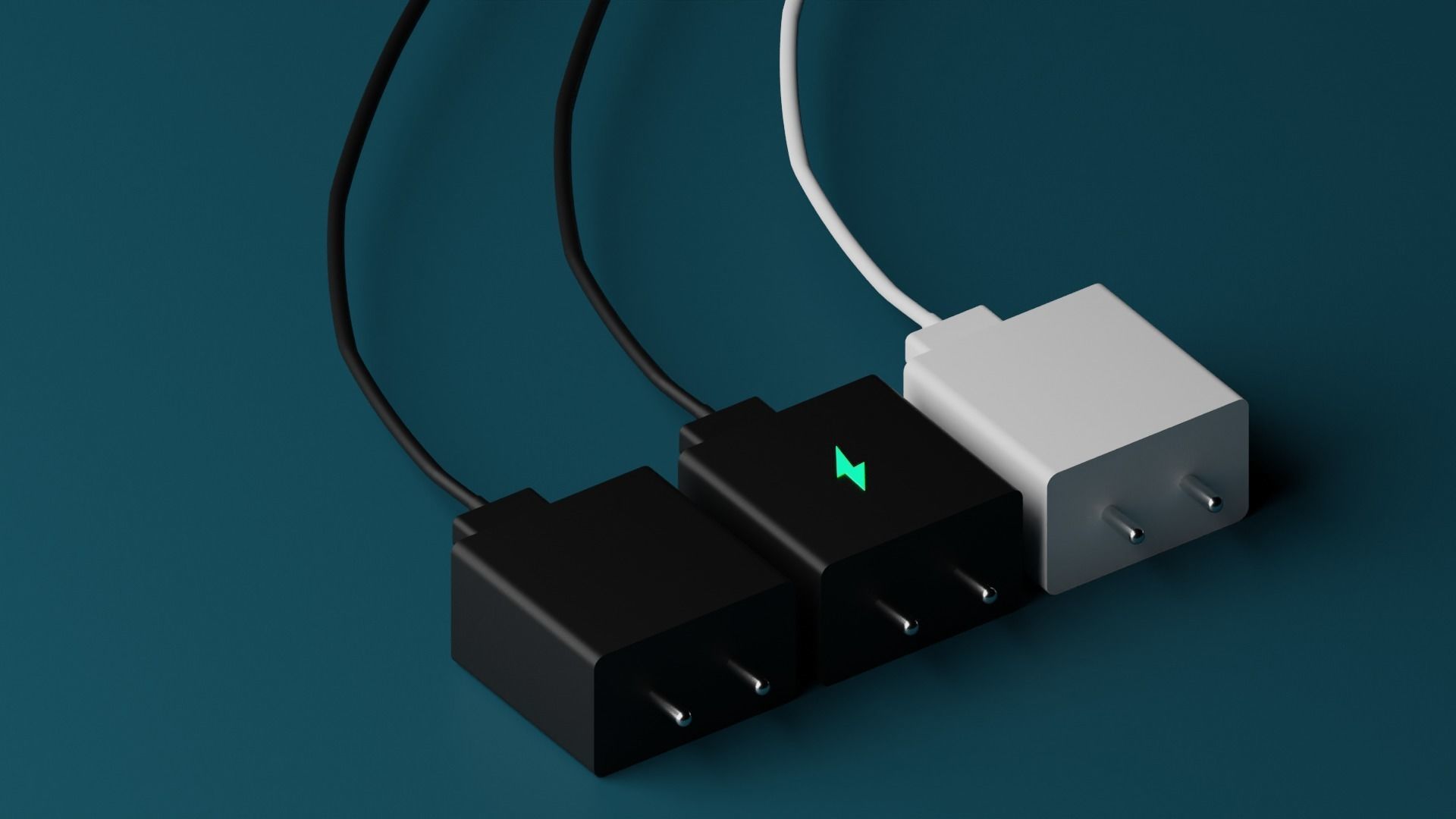Charger With Indian Socket Pins free 3D model | CGTrader