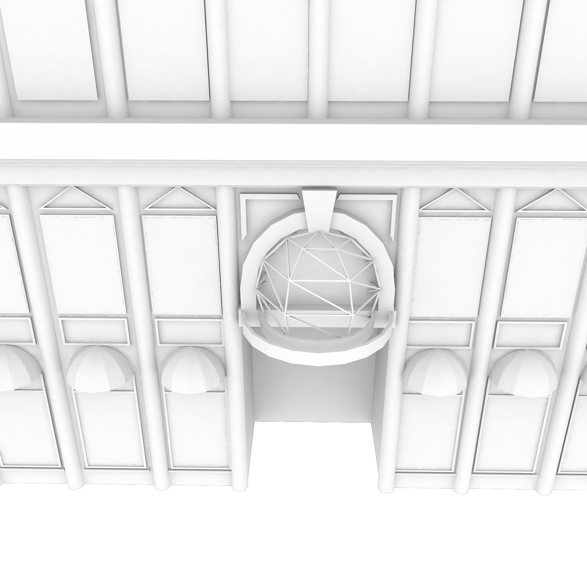 3D model building low poly 7 VR / AR / low-poly | CGTrader