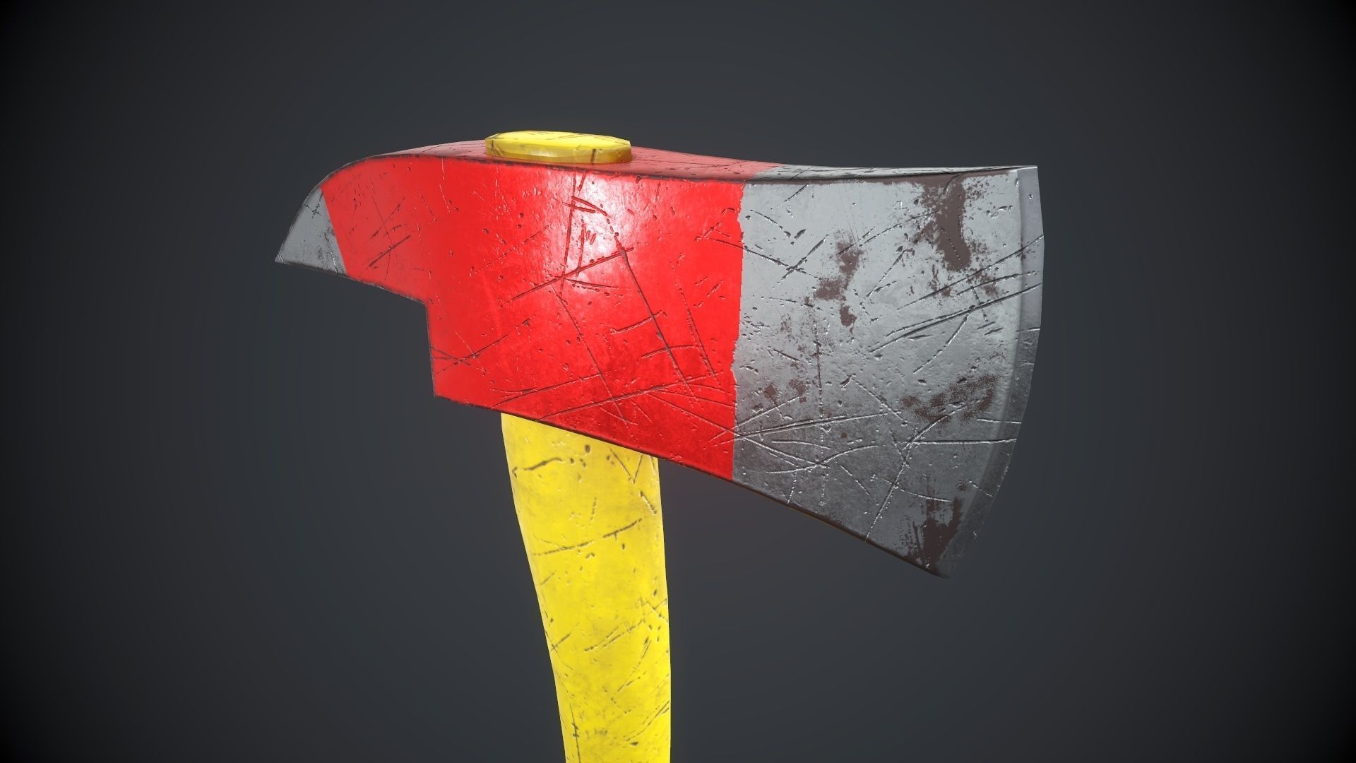 3D model Firefighter Axe Game ready Model VR / AR / low-poly | CGTrader