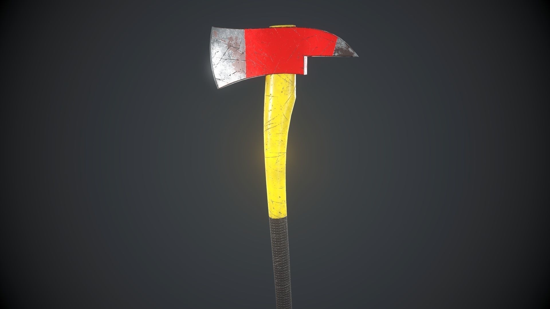3D model Firefighter Axe Game ready Model VR / AR / low-poly | CGTrader
