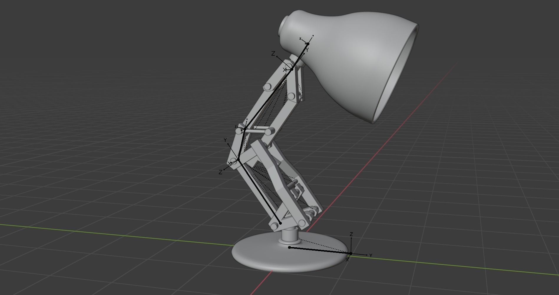 3D model Pixar lamp rigged VR / AR / low-poly | CGTrader
