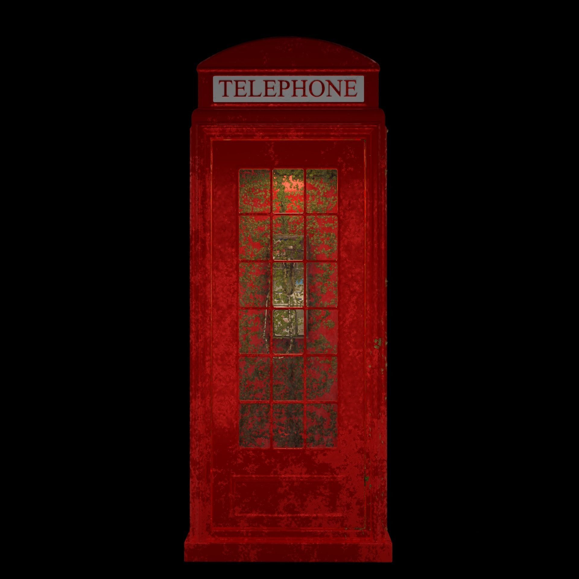 England iconic phonebooth 3D model | CGTrader