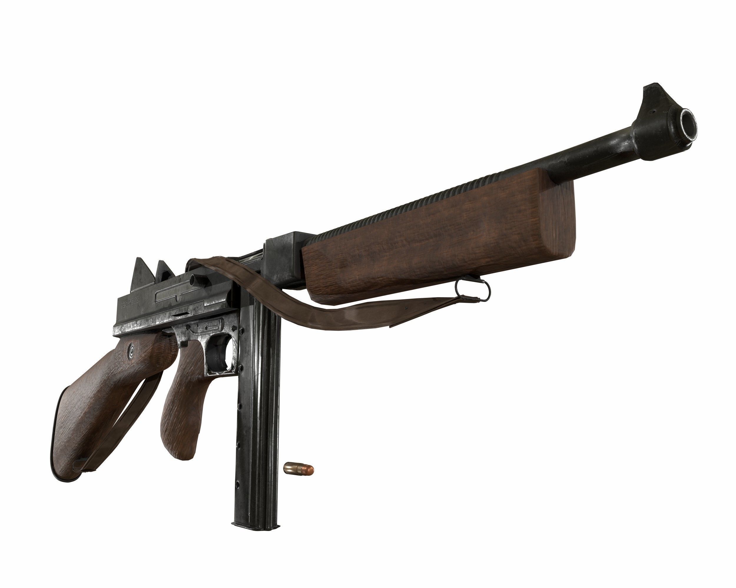 m1921 thompson 3D model | CGTrader