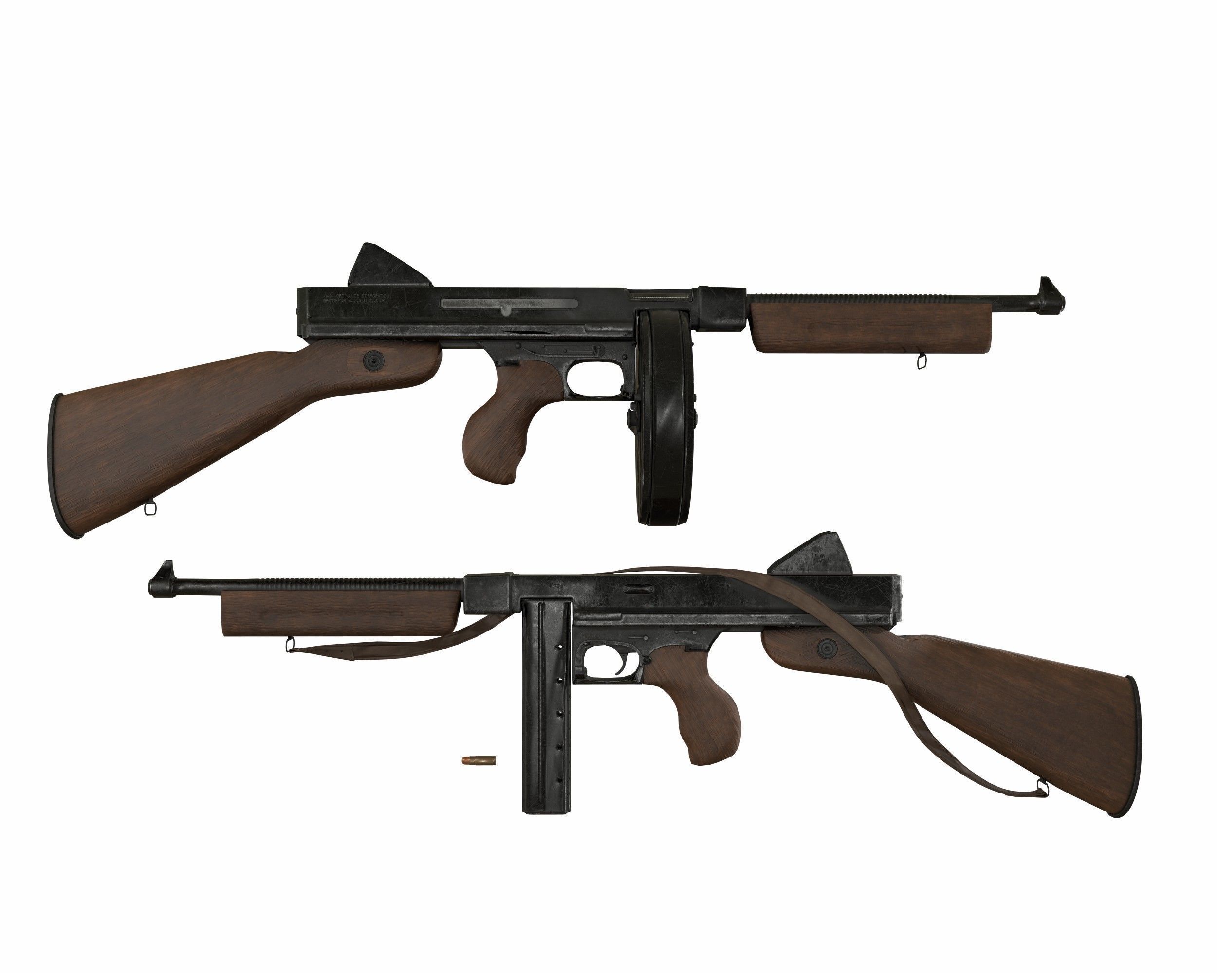 m1921 thompson 3D model | CGTrader