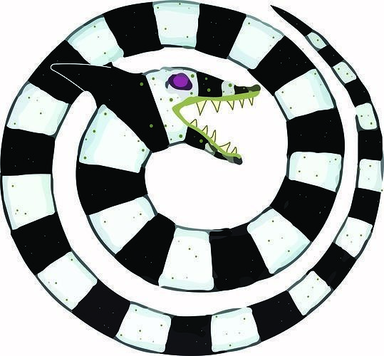 Sandworm Beetlejuice Drawing