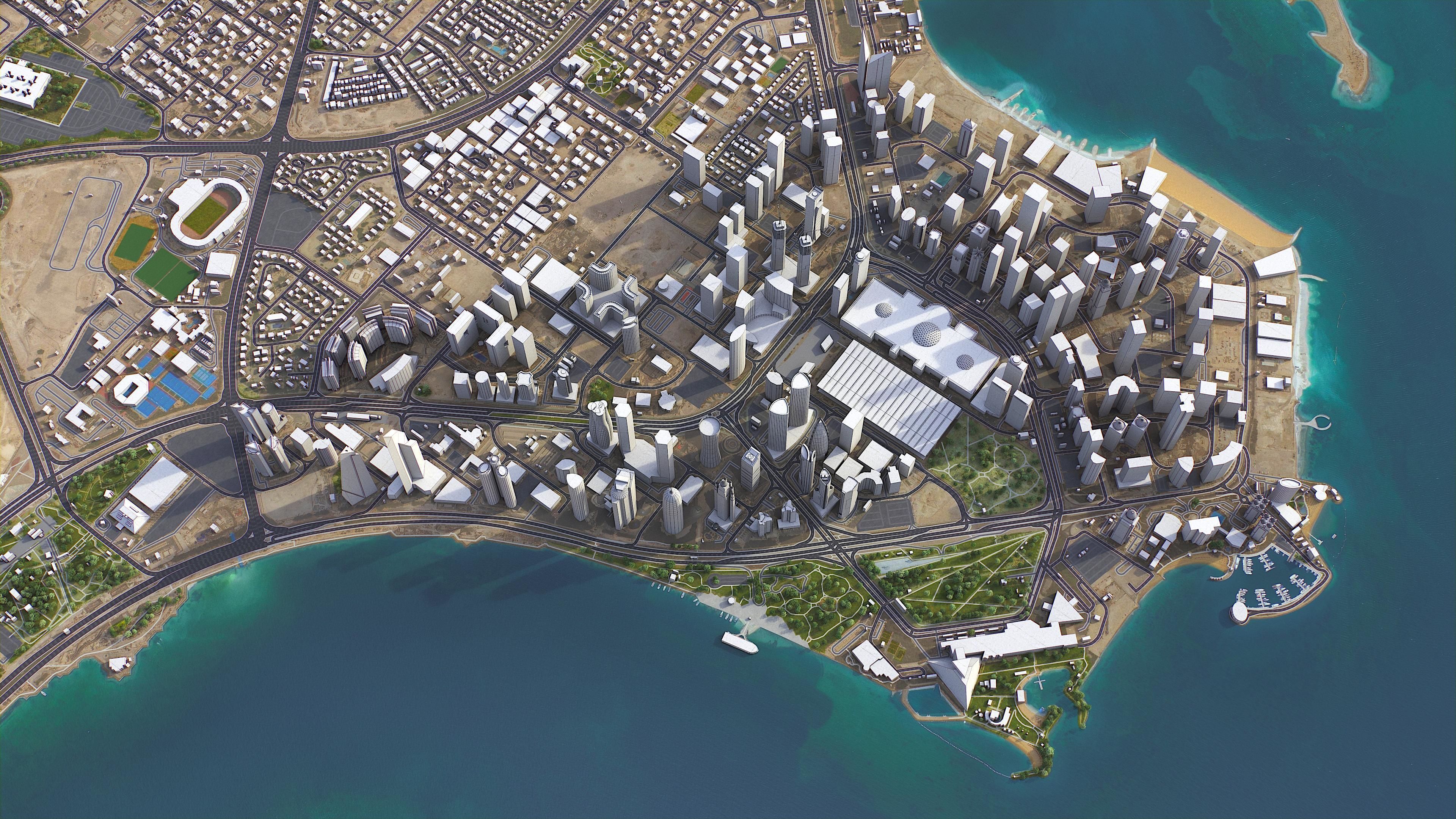 3D model Qatar VR / AR / low-poly | CGTrader