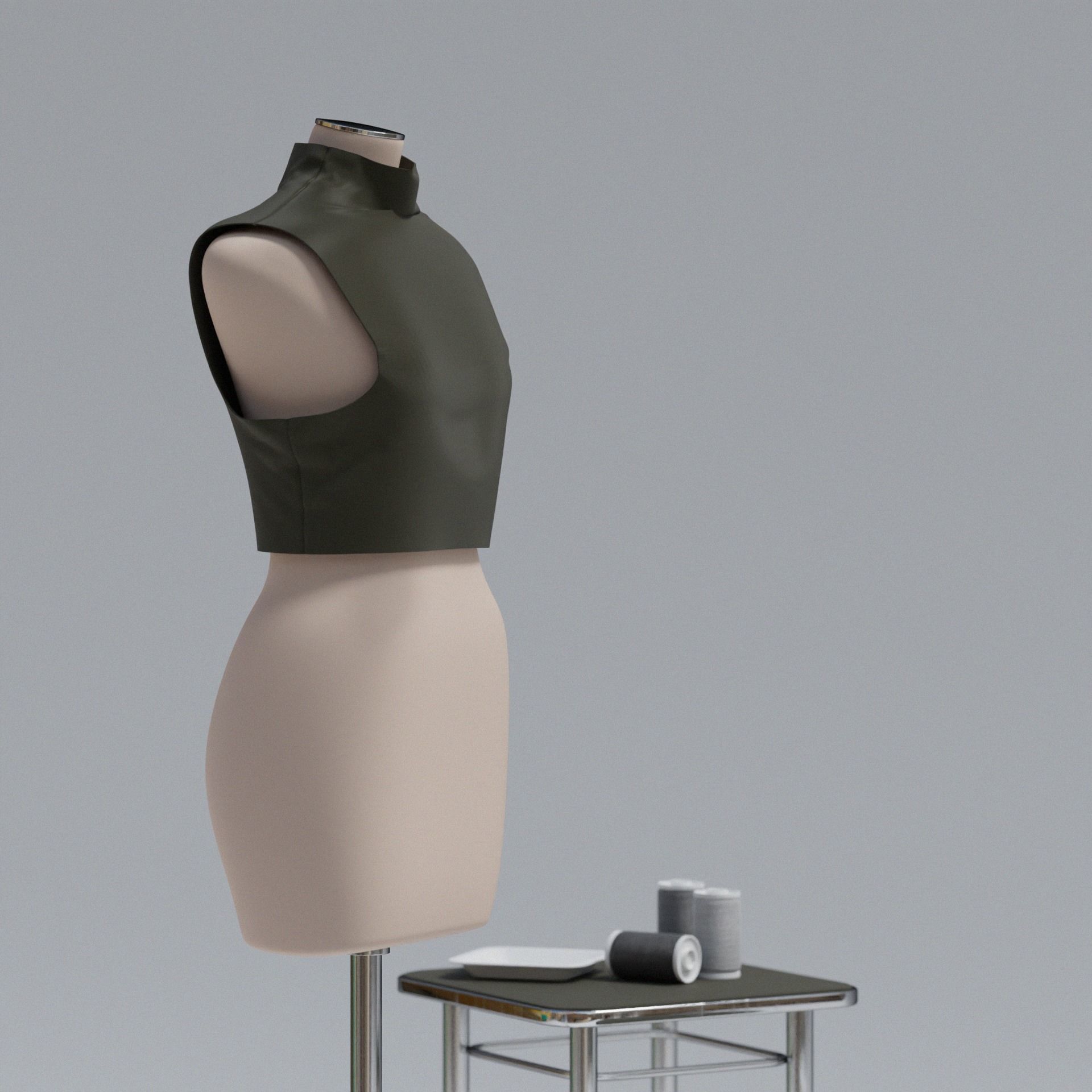 Sewing Dummy Scene 3D model | CGTrader