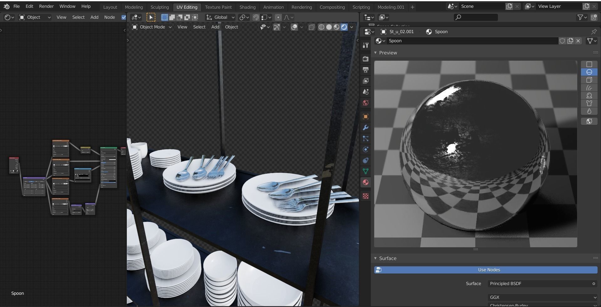 Dark room 3D model | CGTrader