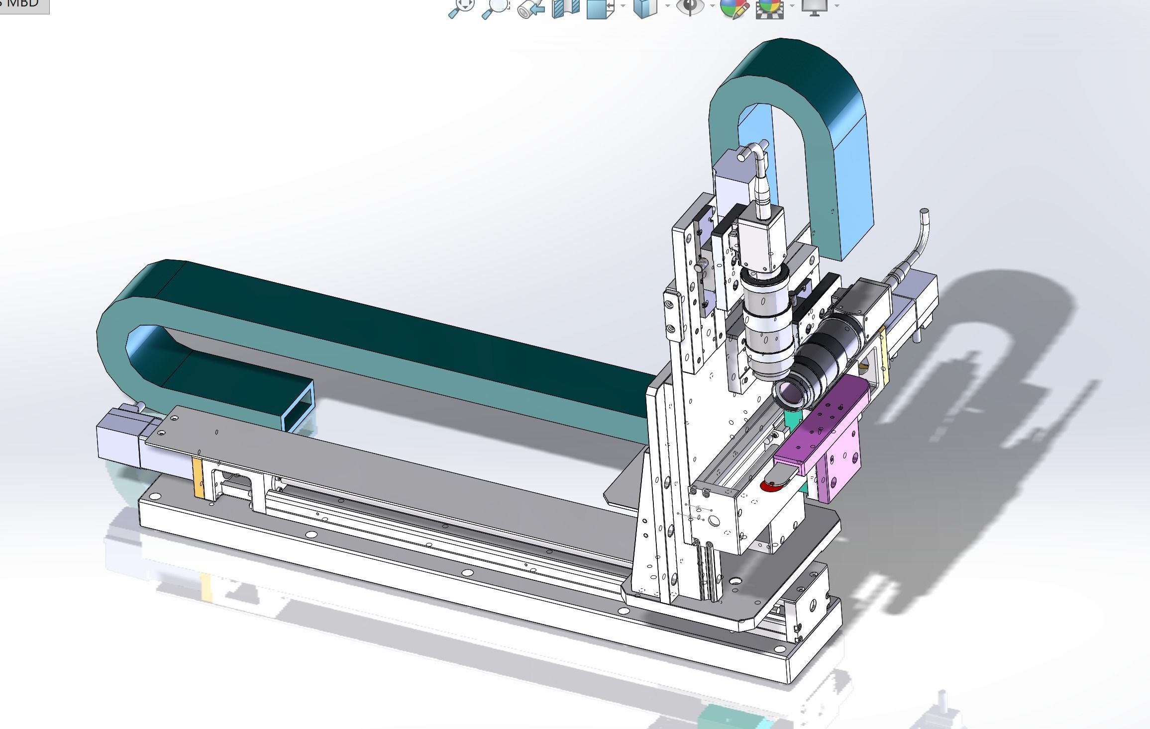 CCD three-axis movement module 3D model | CGTrader