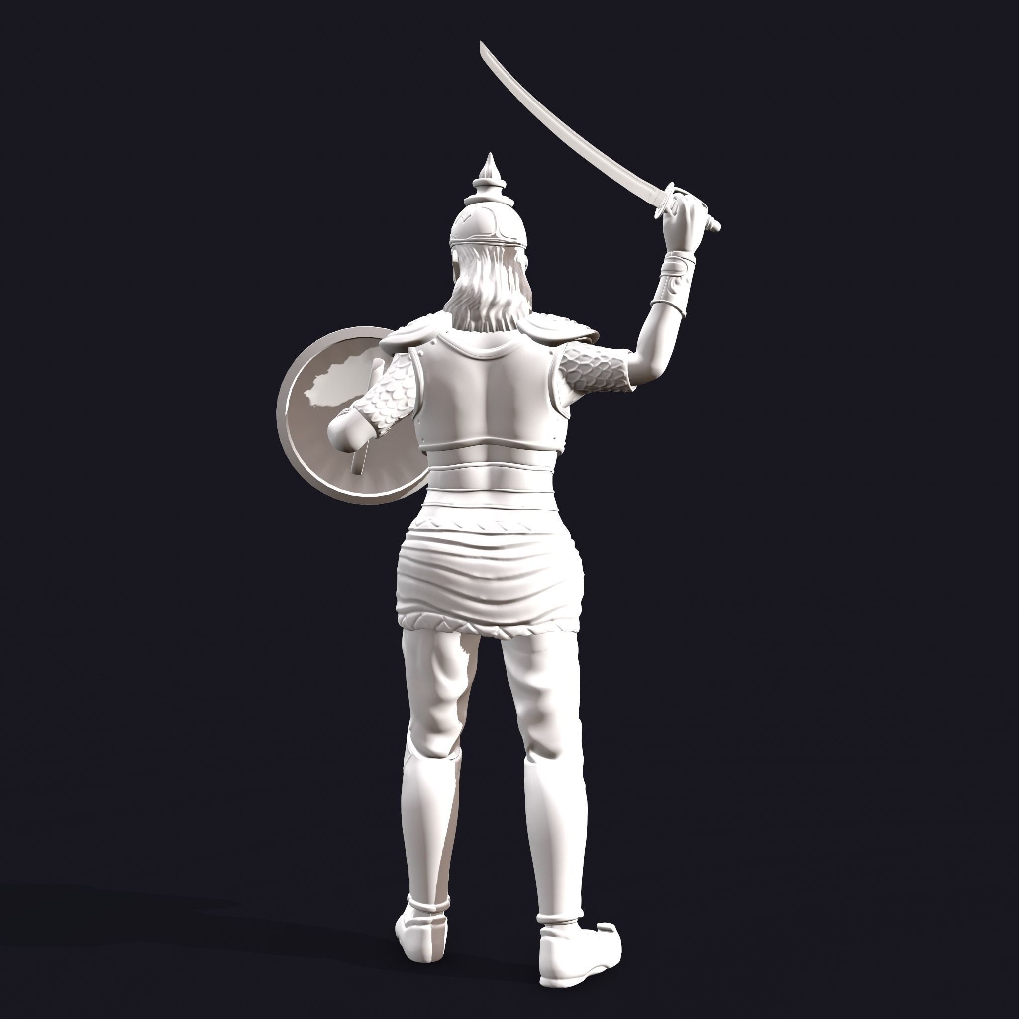 Rani Durgavati Statue 3D Print Sculpture 3D model 3D printable | CGTrader