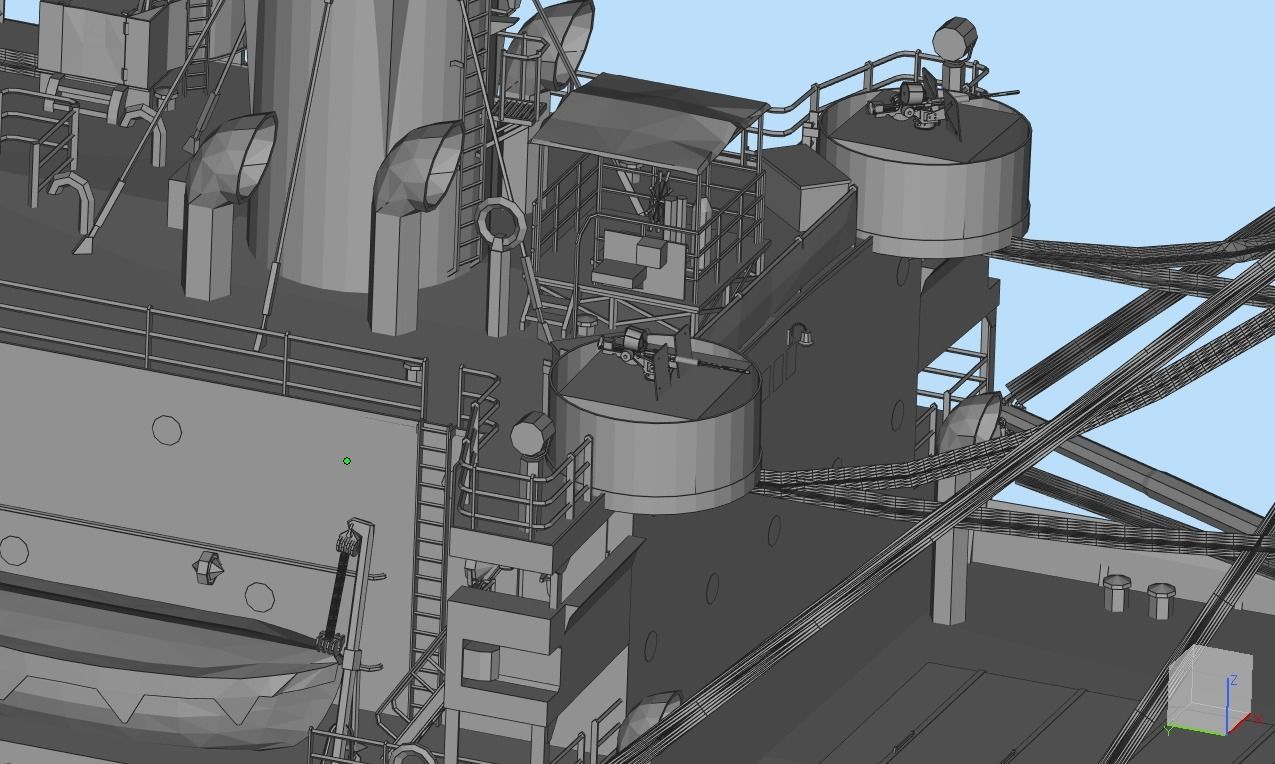 break-bulk carrier 3D model rigged | CGTrader