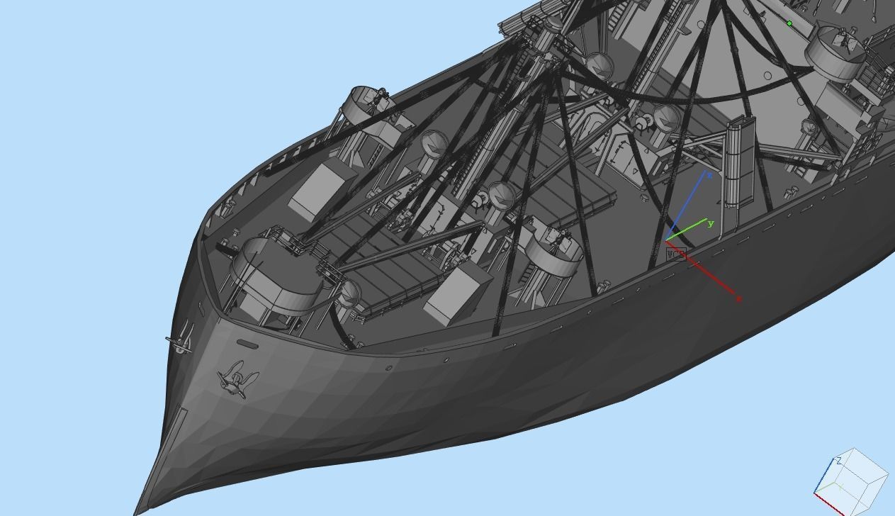 break-bulk carrier 3D model rigged | CGTrader