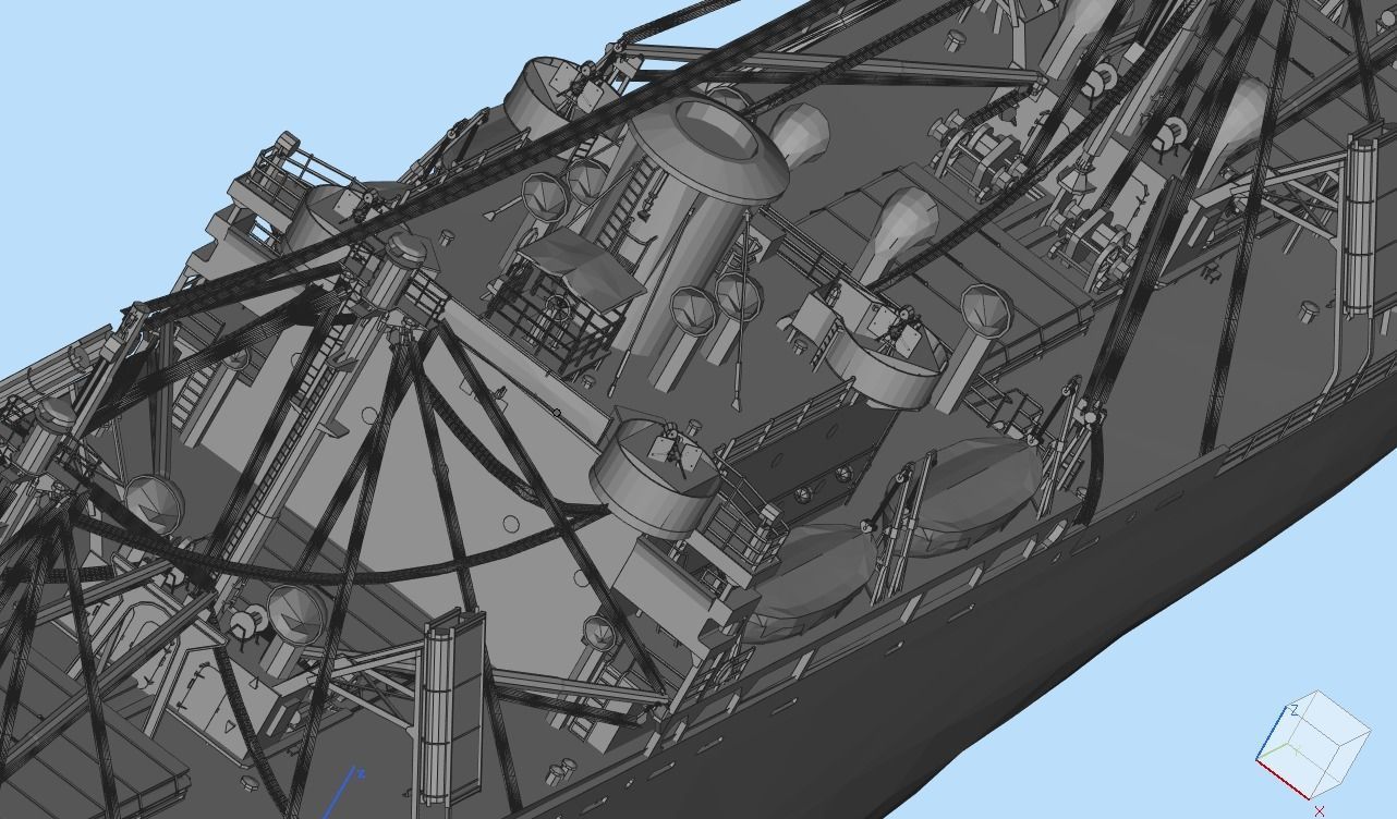 break-bulk carrier 3D model rigged | CGTrader