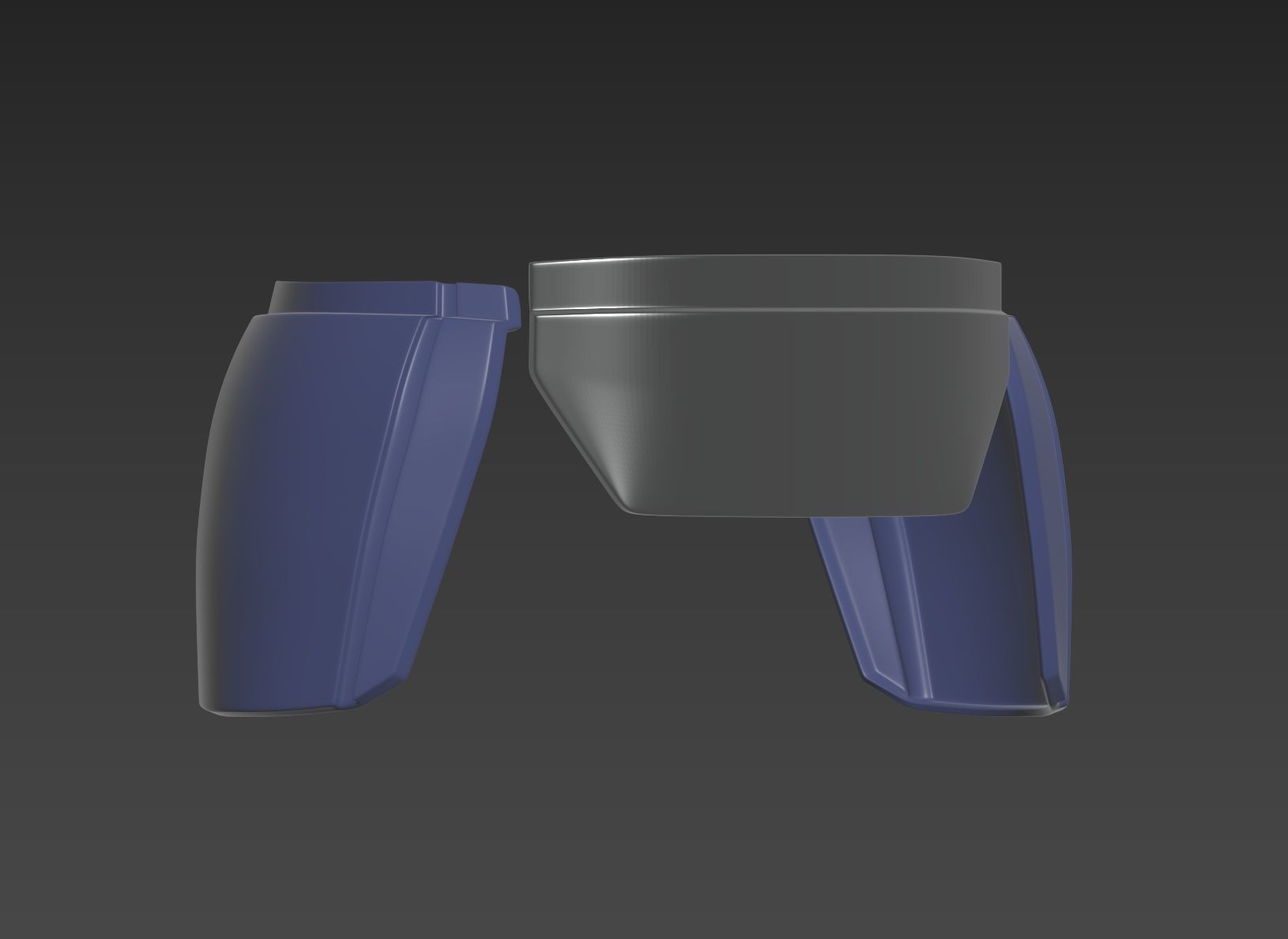 Star Wars The Mandalorian Beskar Kidney plate Hip Armor 3D model 3D ...