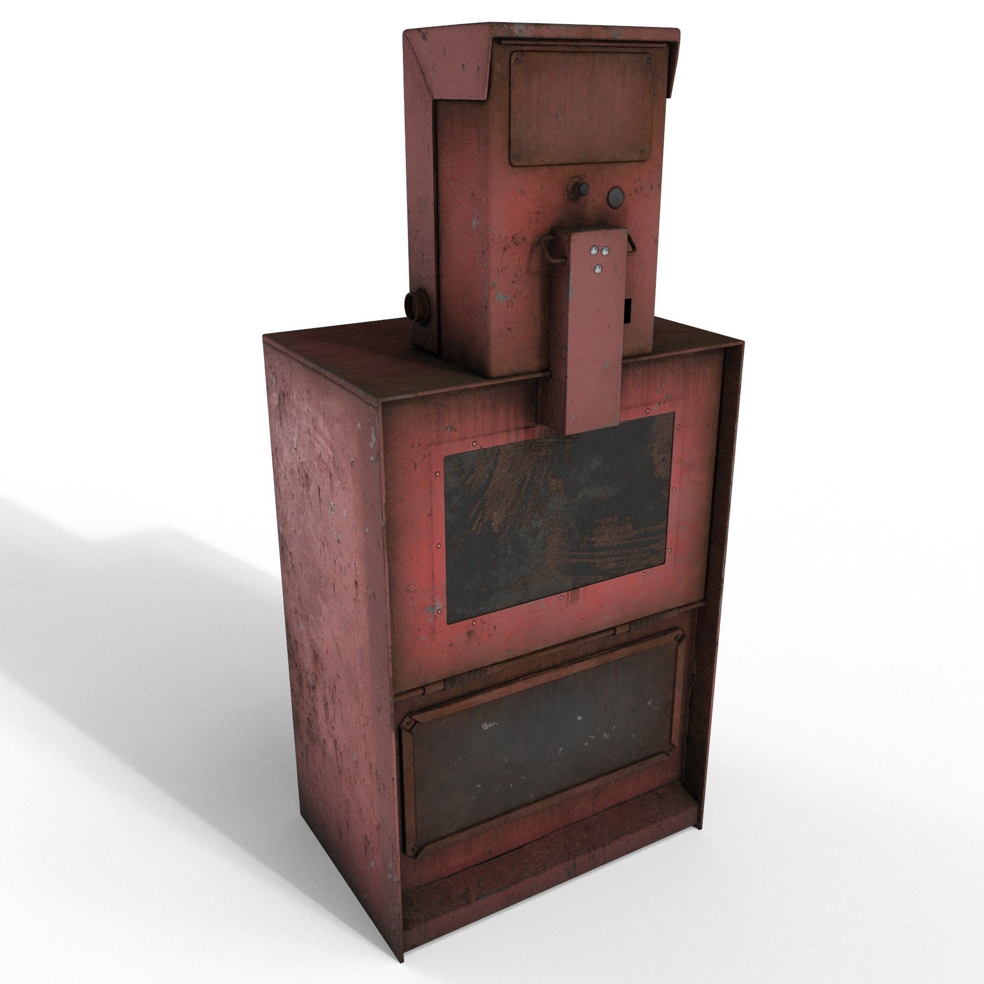 3D model Newspaper Vending Machine VR / AR / low-poly | CGTrader