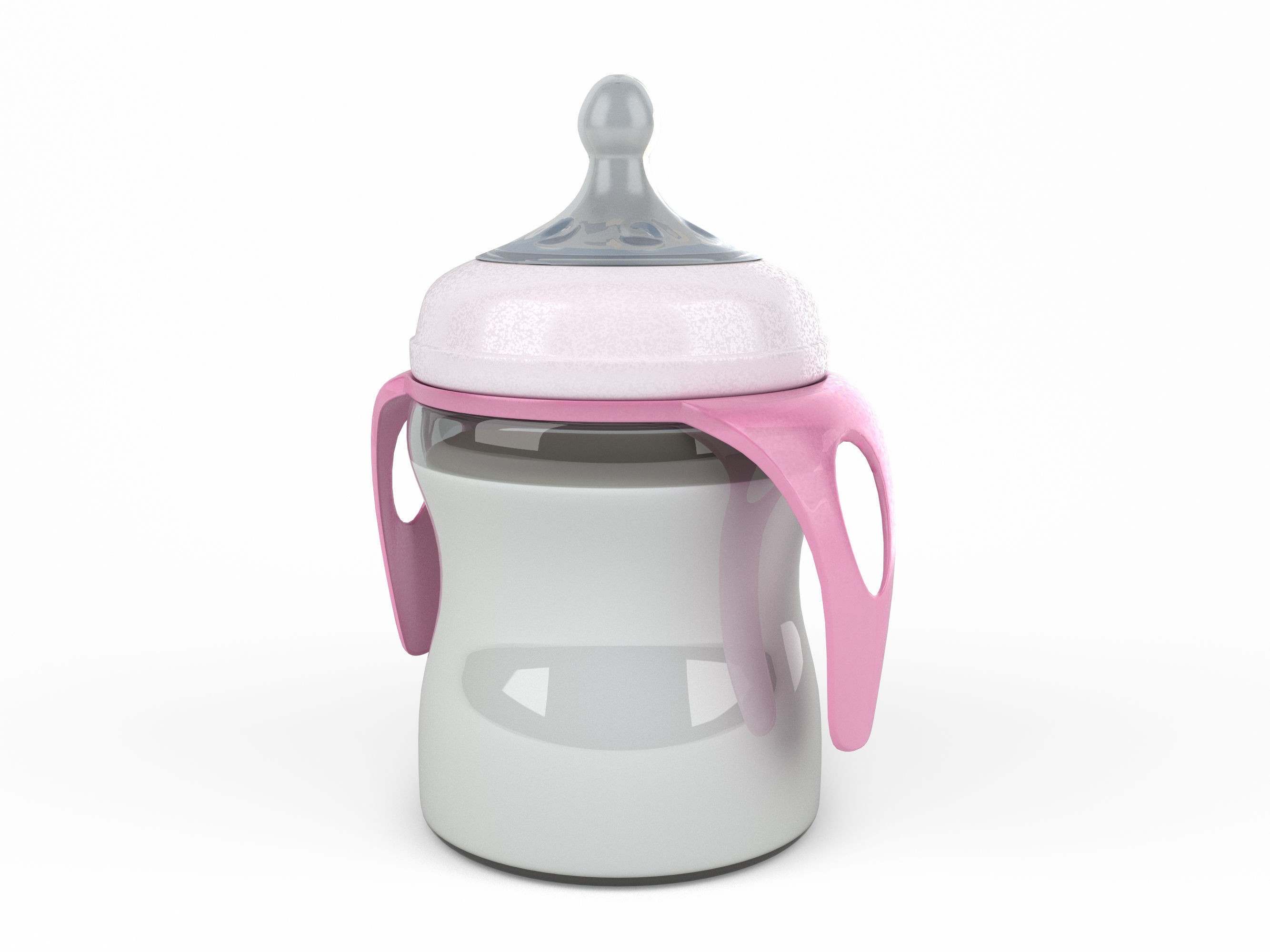 3D model set of baby pacifiers with bottle VR / AR / low-poly | CGTrader