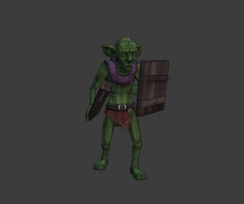 3D model Lowpoly Goblin 1 VR / AR / low-poly | CGTrader