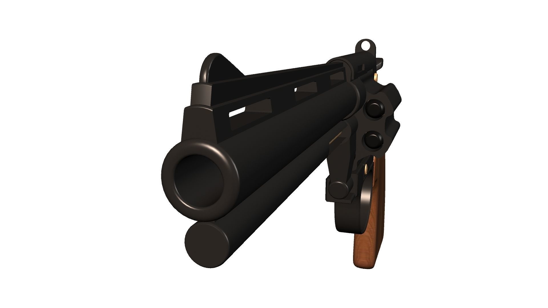 3D model REVOLVER BLACK PYTHON 357 MAGNUM VR / AR / low-poly | CGTrader