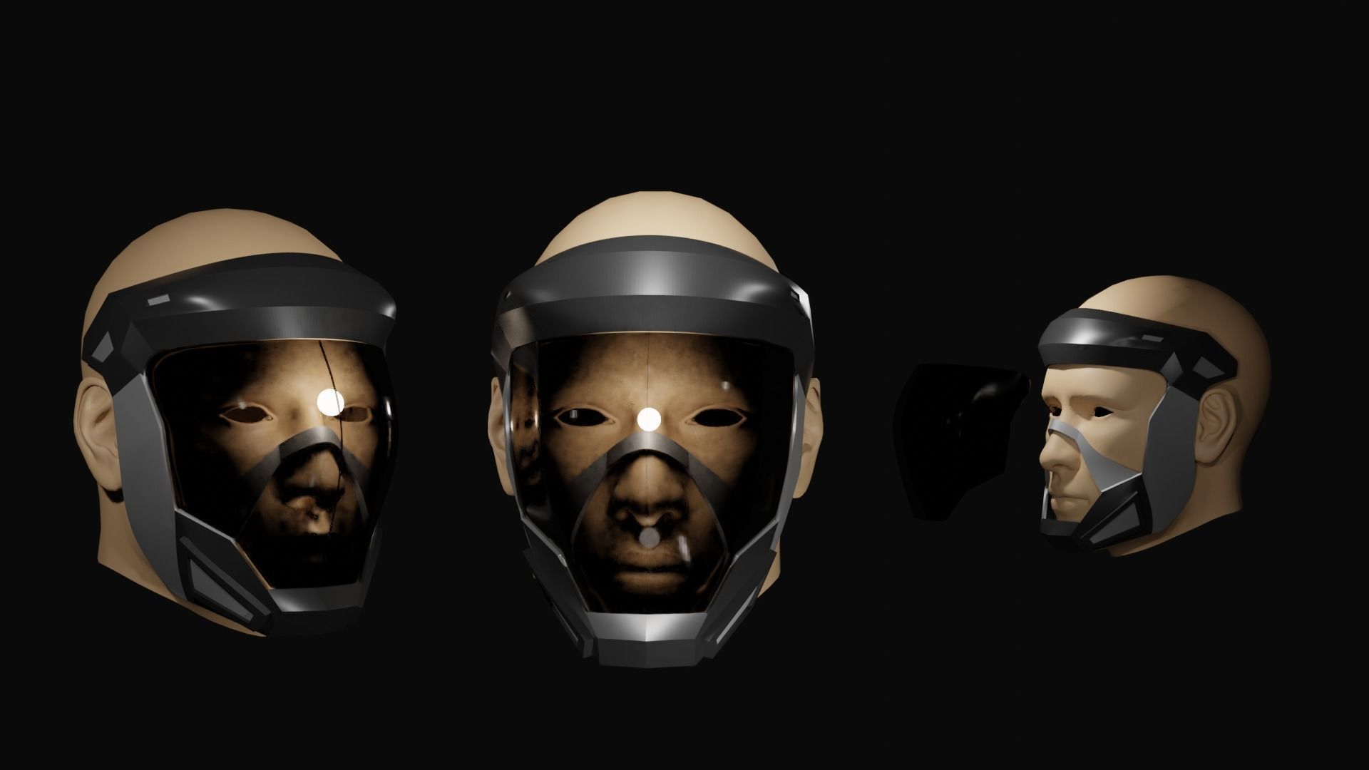 Faceshield original 3D model 3D printable | CGTrader