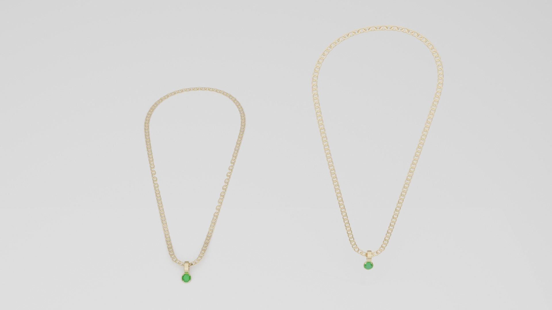 Chain With Diamond free 3D model | CGTrader