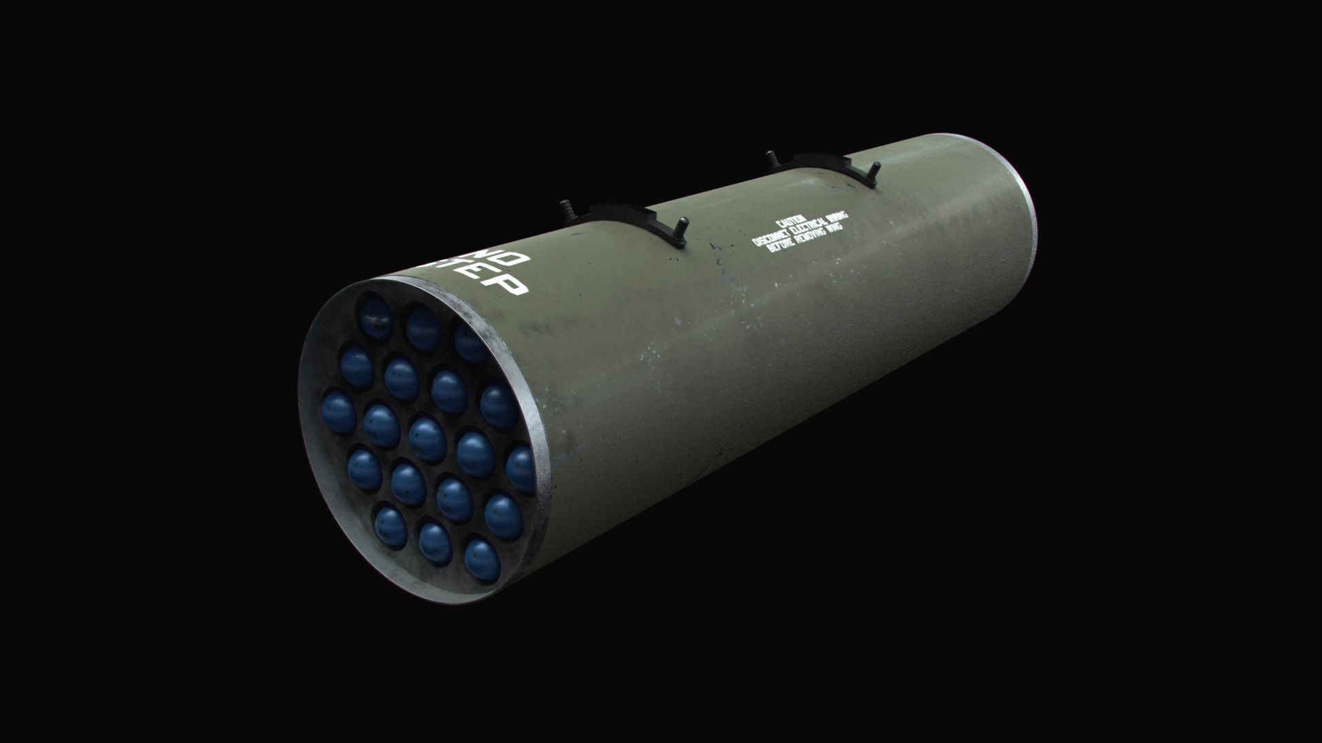 Hydra-70 Rockets with Marines Textures 3D model | CGTrader