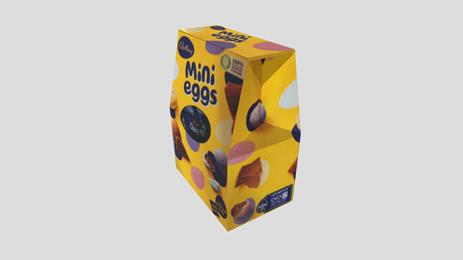 Easter Egg Mini Egg Box 3D Low Poly Free free 3D model | CGTrader