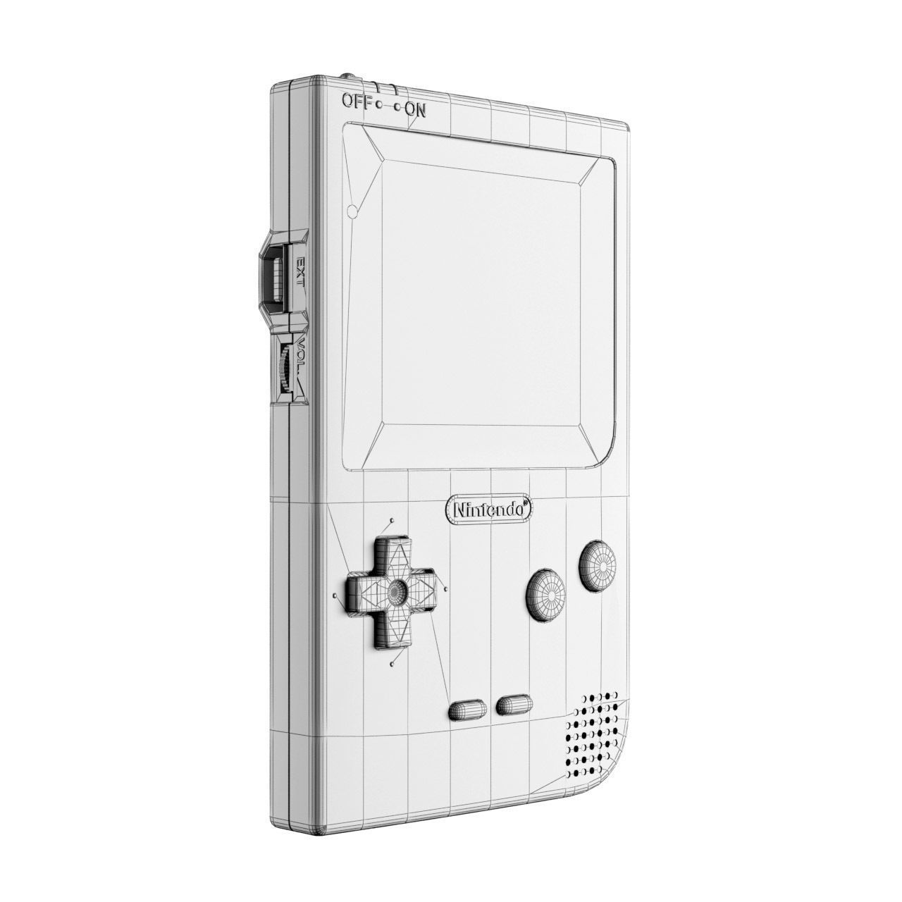 Game Boy Pocket 3D model | CGTrader